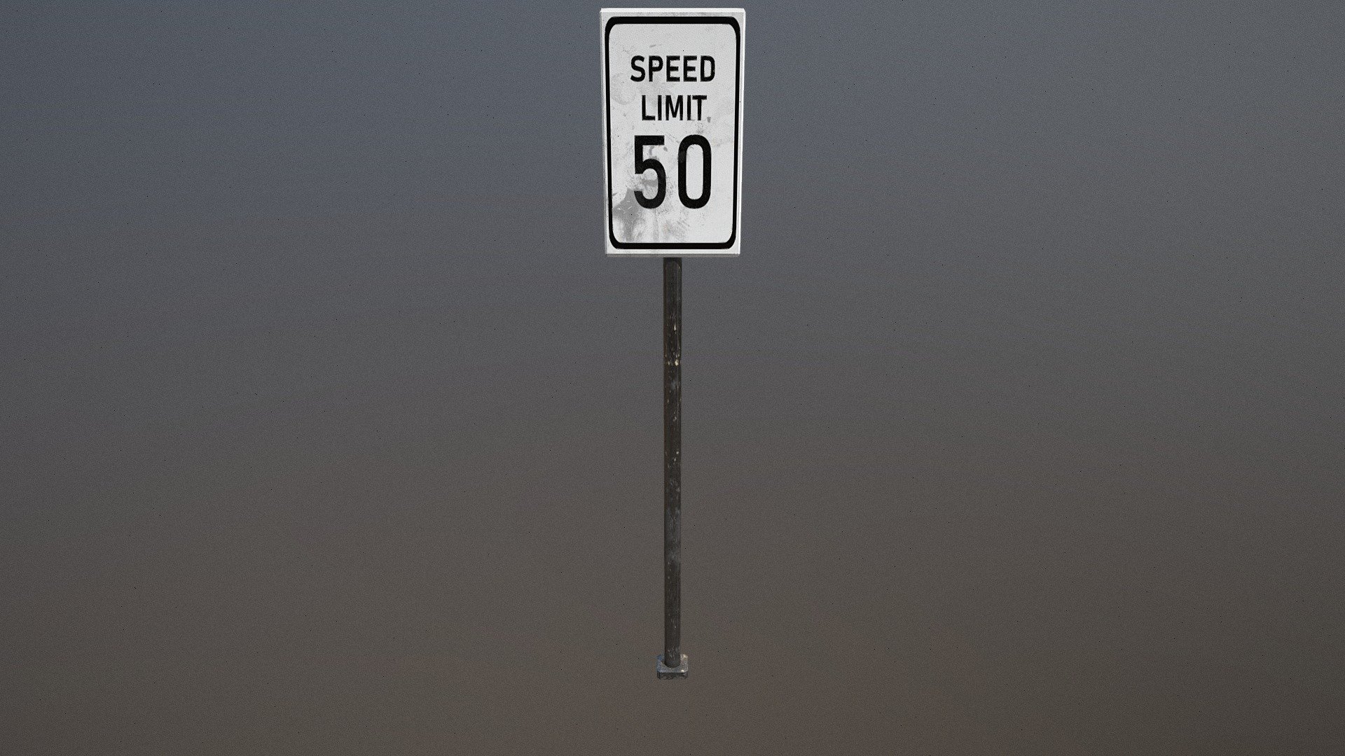50MPH Speed Limit Sign - Download Free 3D model by Scigh-on [a9f2529 ...