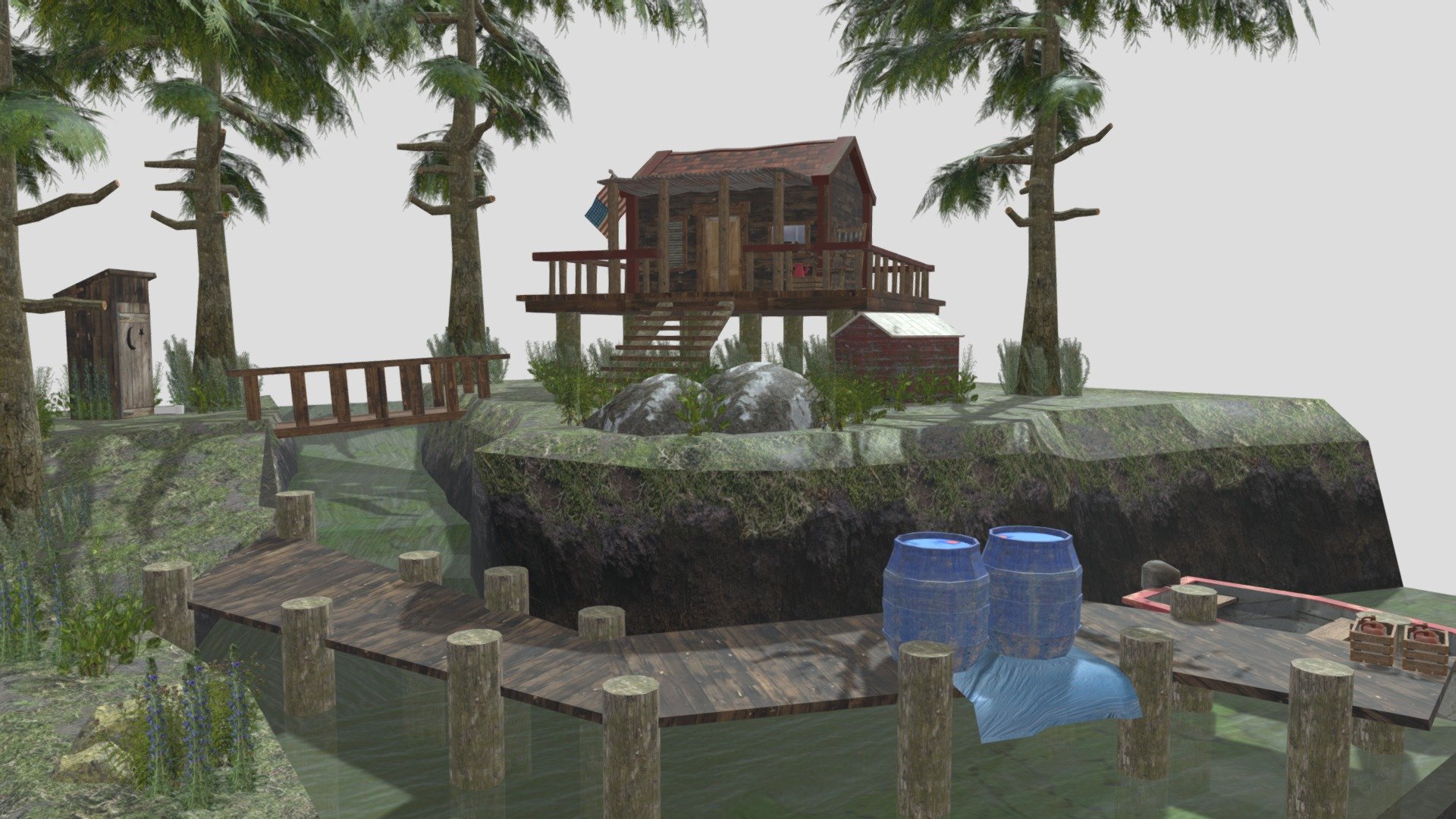 DAE Diorama - By the ocean - 3D model by Remerie_Jasper [a9f43f0] - Sketchfab