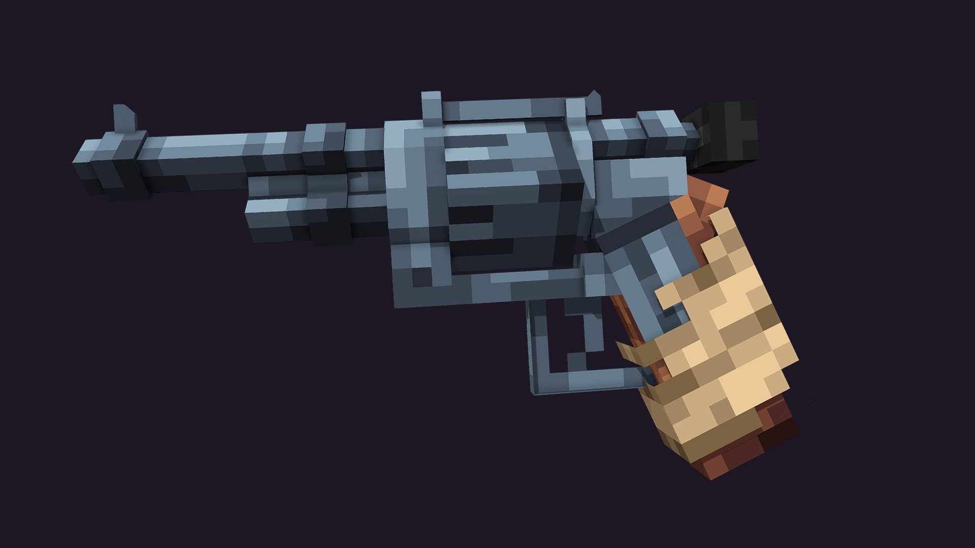 Revolver - 3D model by sergonsergo [a9f4f20] - Sketchfab