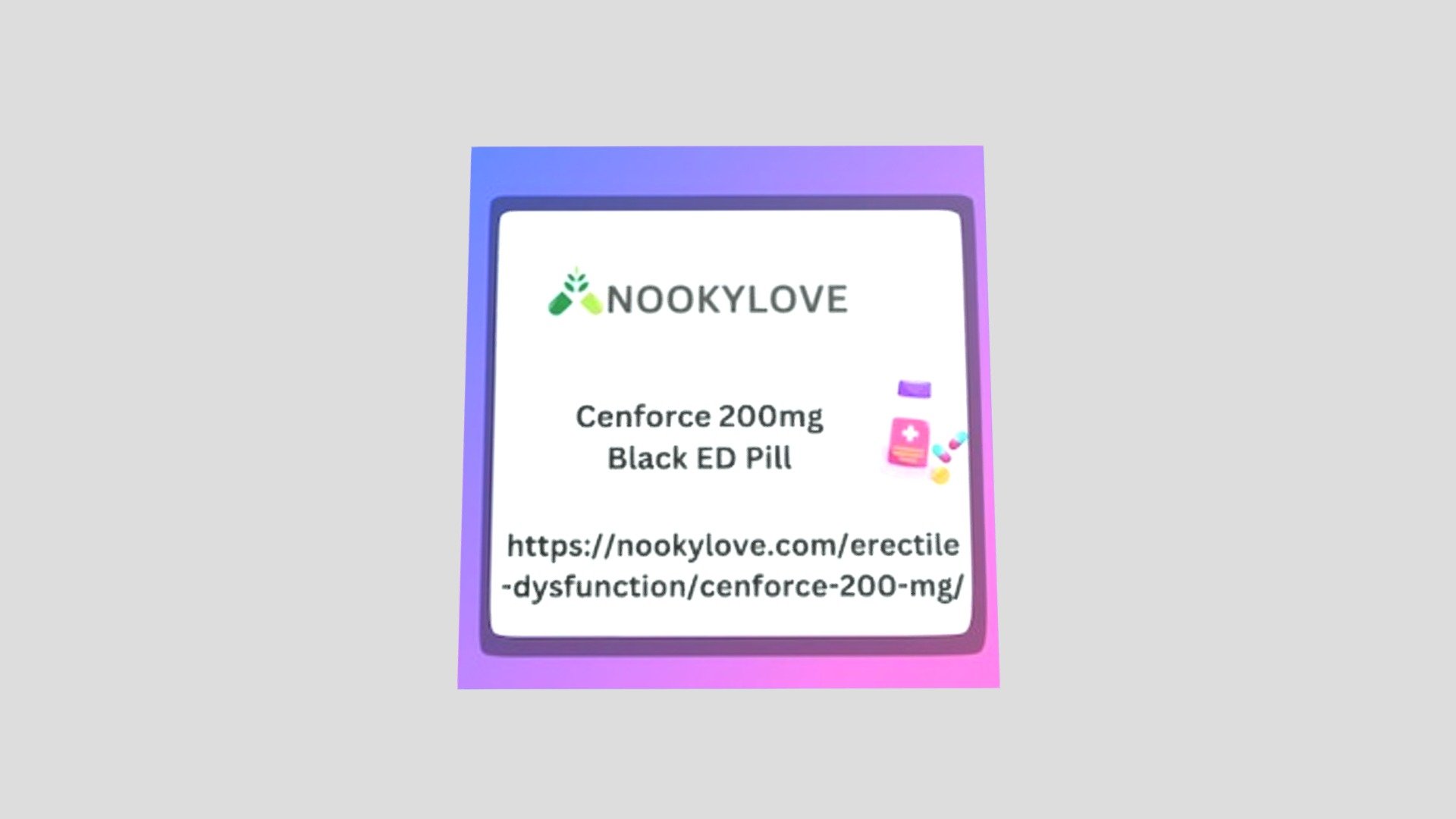 Cenforce 200mg Black ED Pill at Kansas@Nookylove - 3D model by Cenforce ...
