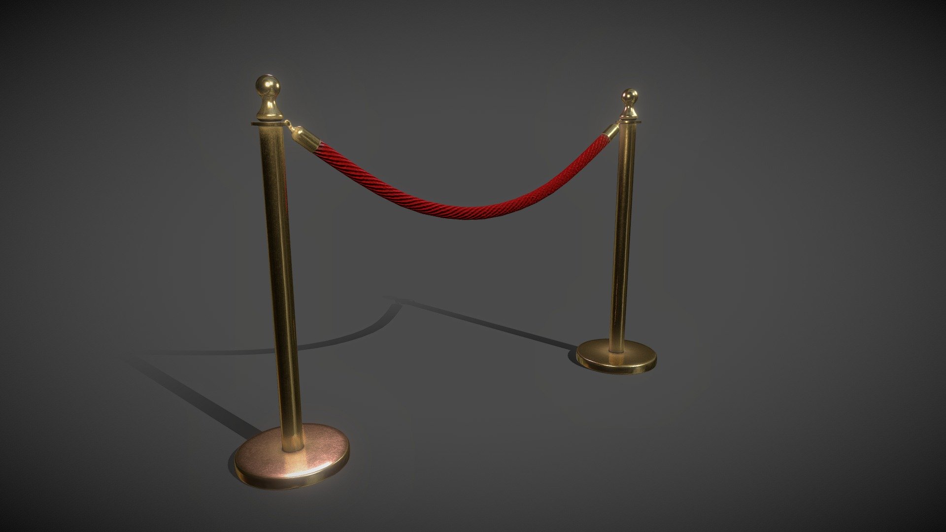 Velvet Rope Blockade - 3D model by Foggy_123 [a9f8164] - Sketchfab