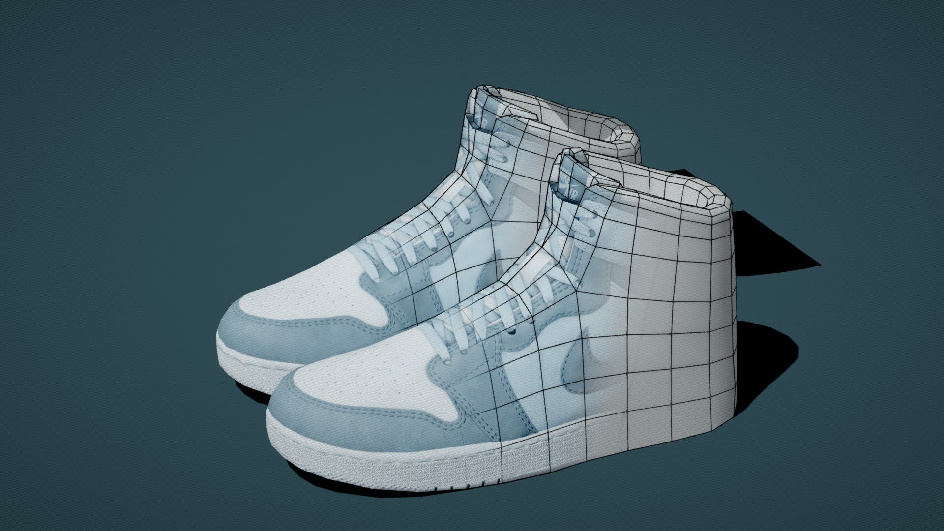Air Jordan Nike shoes - 07 - Low poly - Buy Royalty Free 3D model by ...