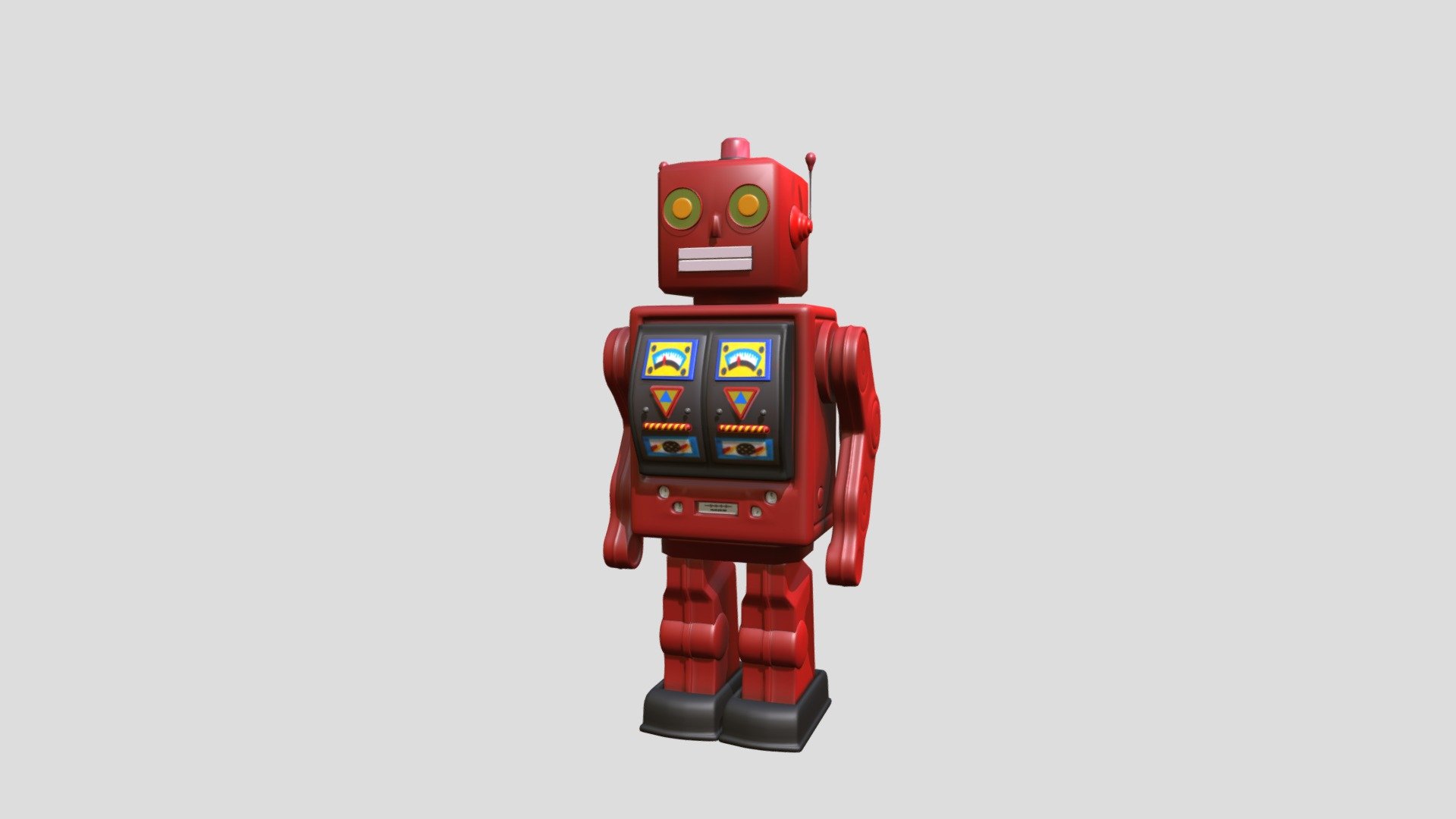 classic_robot - Download Free 3D model by funkyJeans [a9f8e05] - Sketchfab
