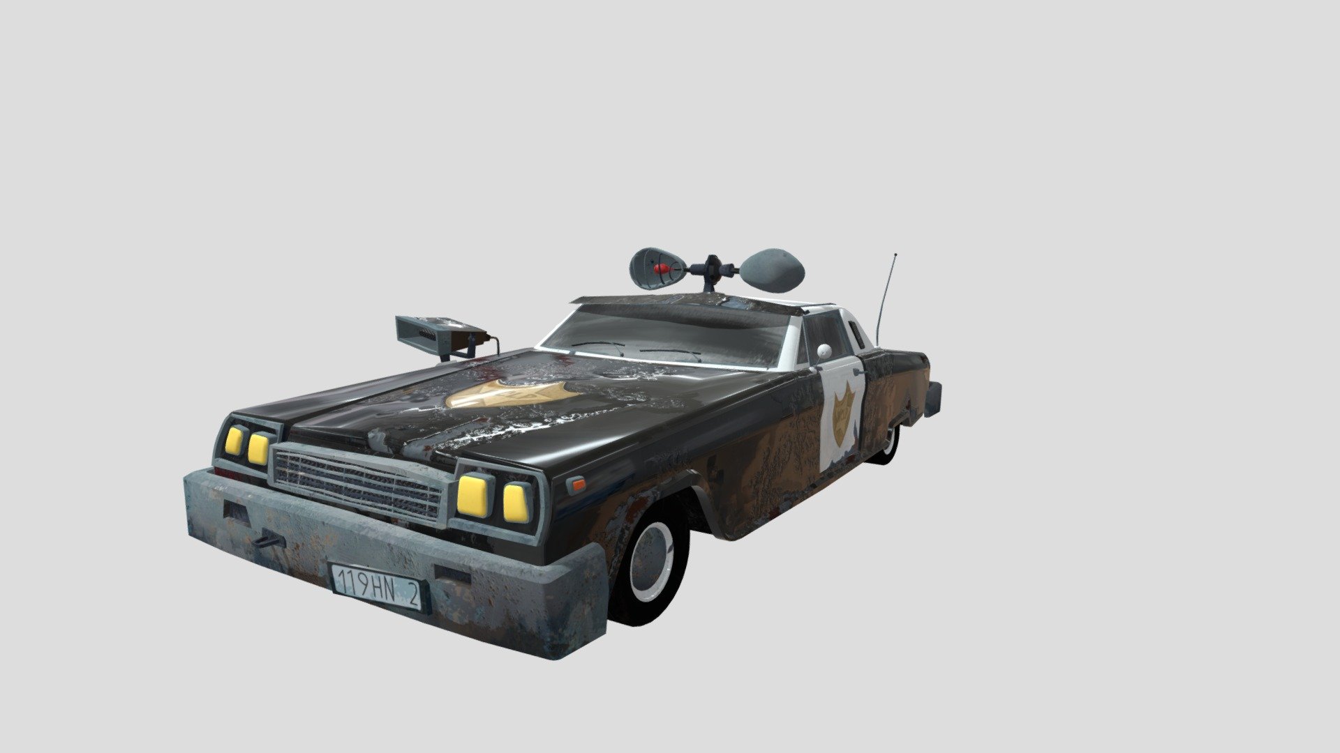 Hello Neighbor 2 Alpha 2 Police Car - Download Free 3D model by ...