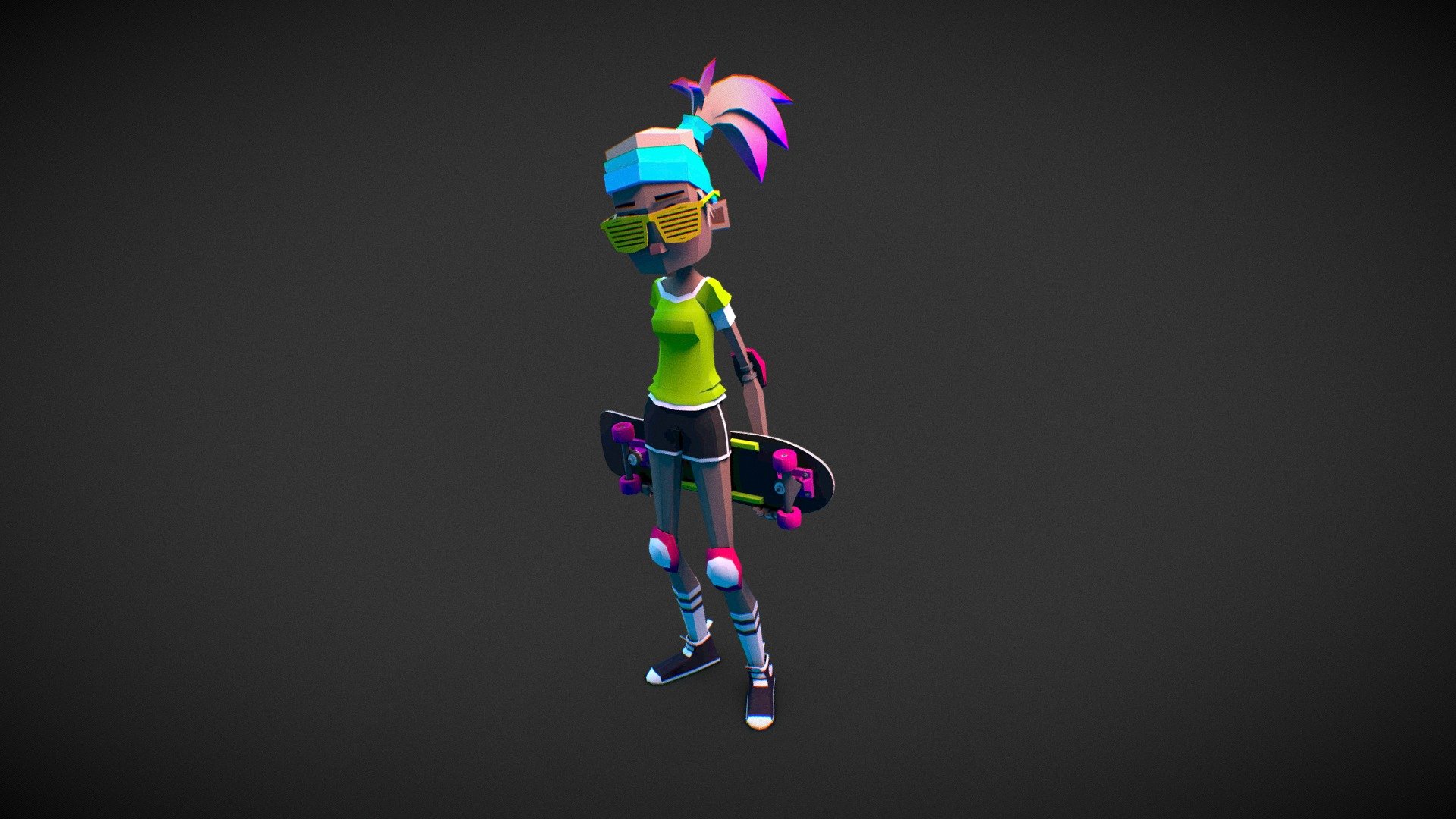 80's Skater - Pocket Skate - 3D model by Pocket Skate! (@PocketSkate ...