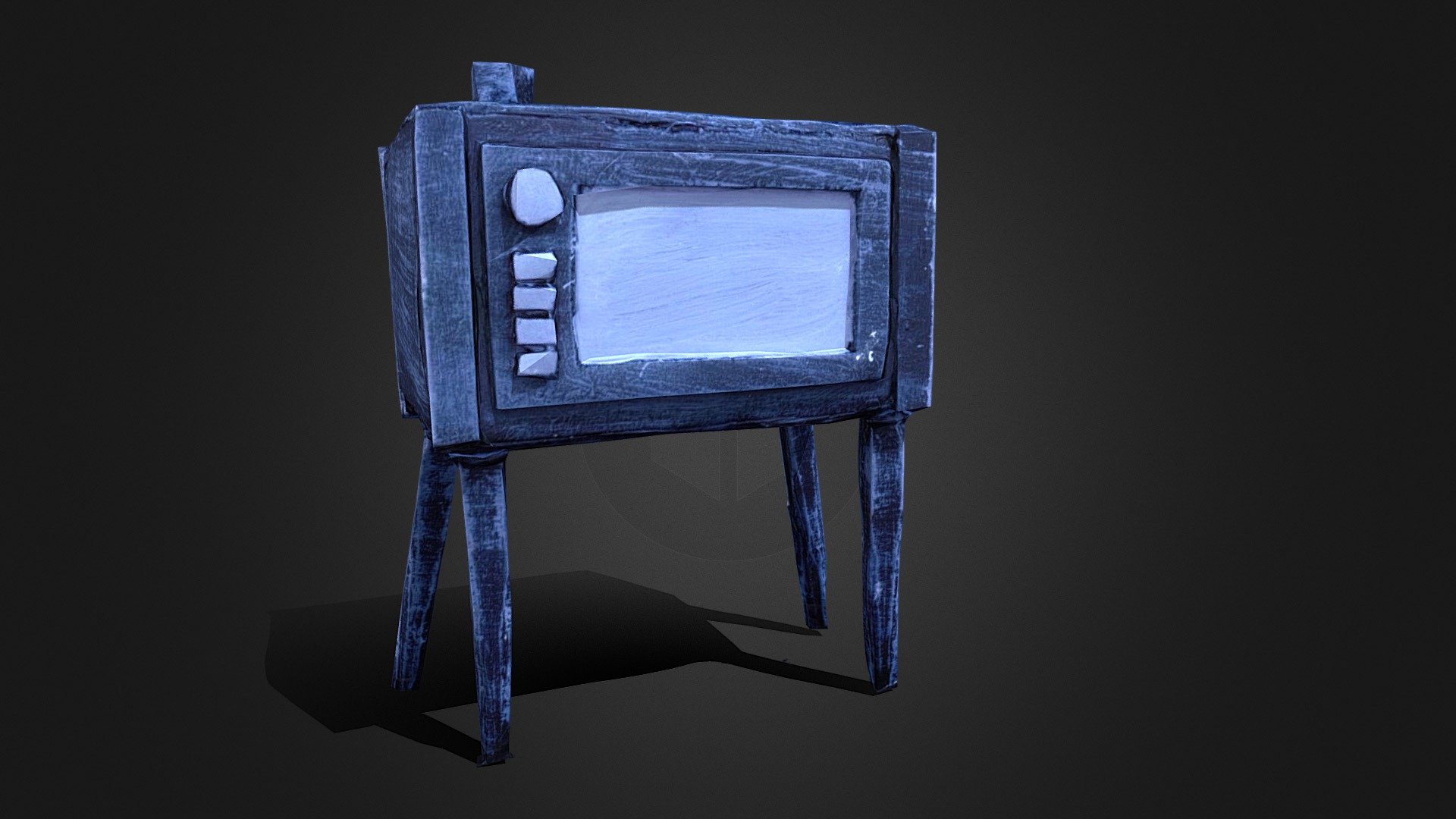 Hand Made Cardboard TV - 3D model by Ellis Rogers-Byrne (@ellisrb ...