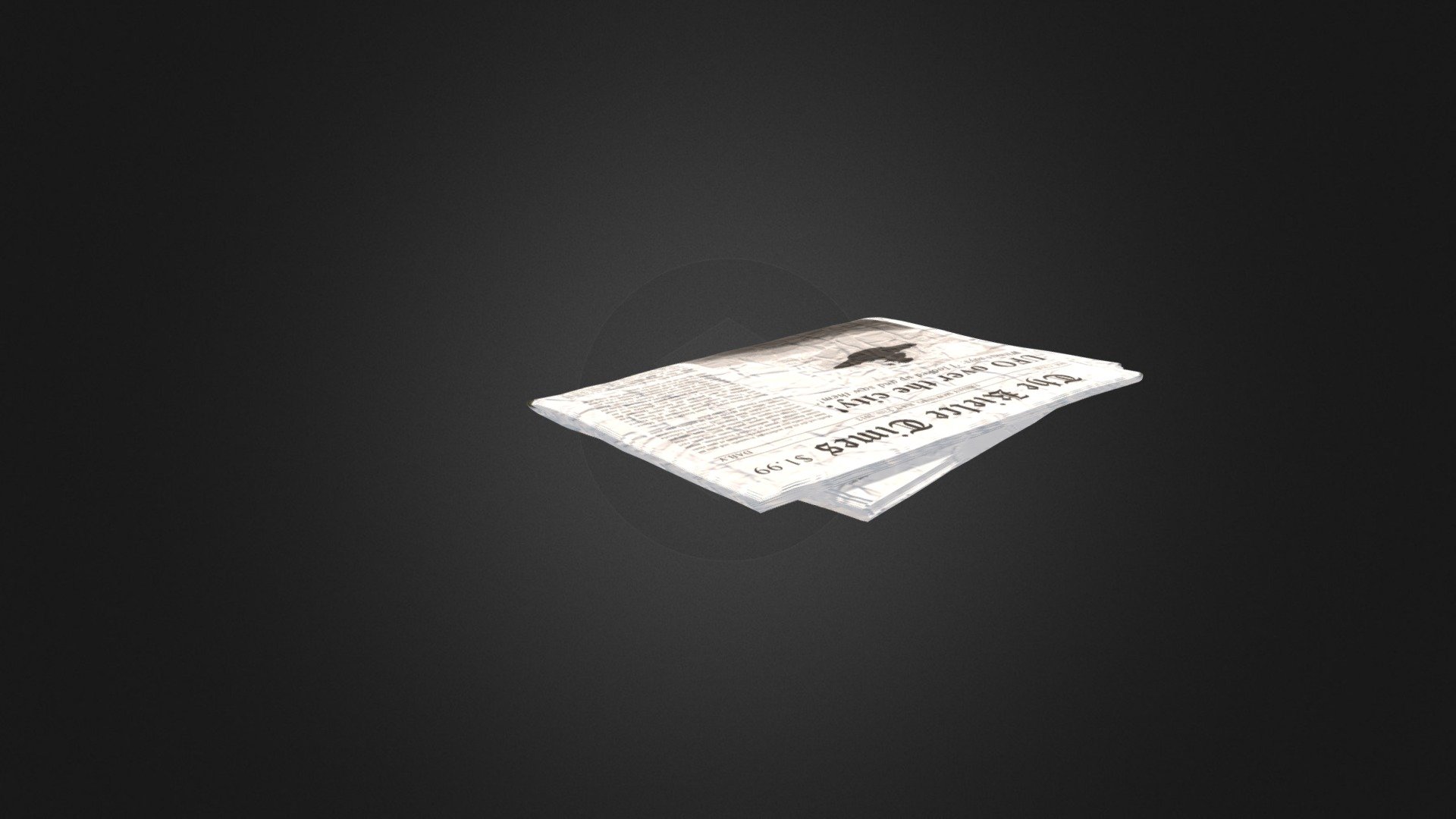 Newspaper - Buy Royalty Free 3D model by cgaxis [a9fc52f] - Sketchfab Store