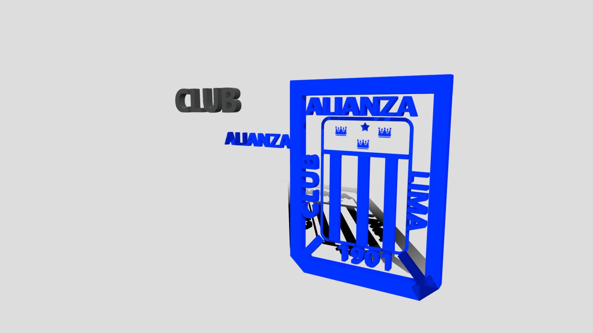 Model-alianza Lima - 3D model by lenovolenovousuario [aa0022f] - Sketchfab