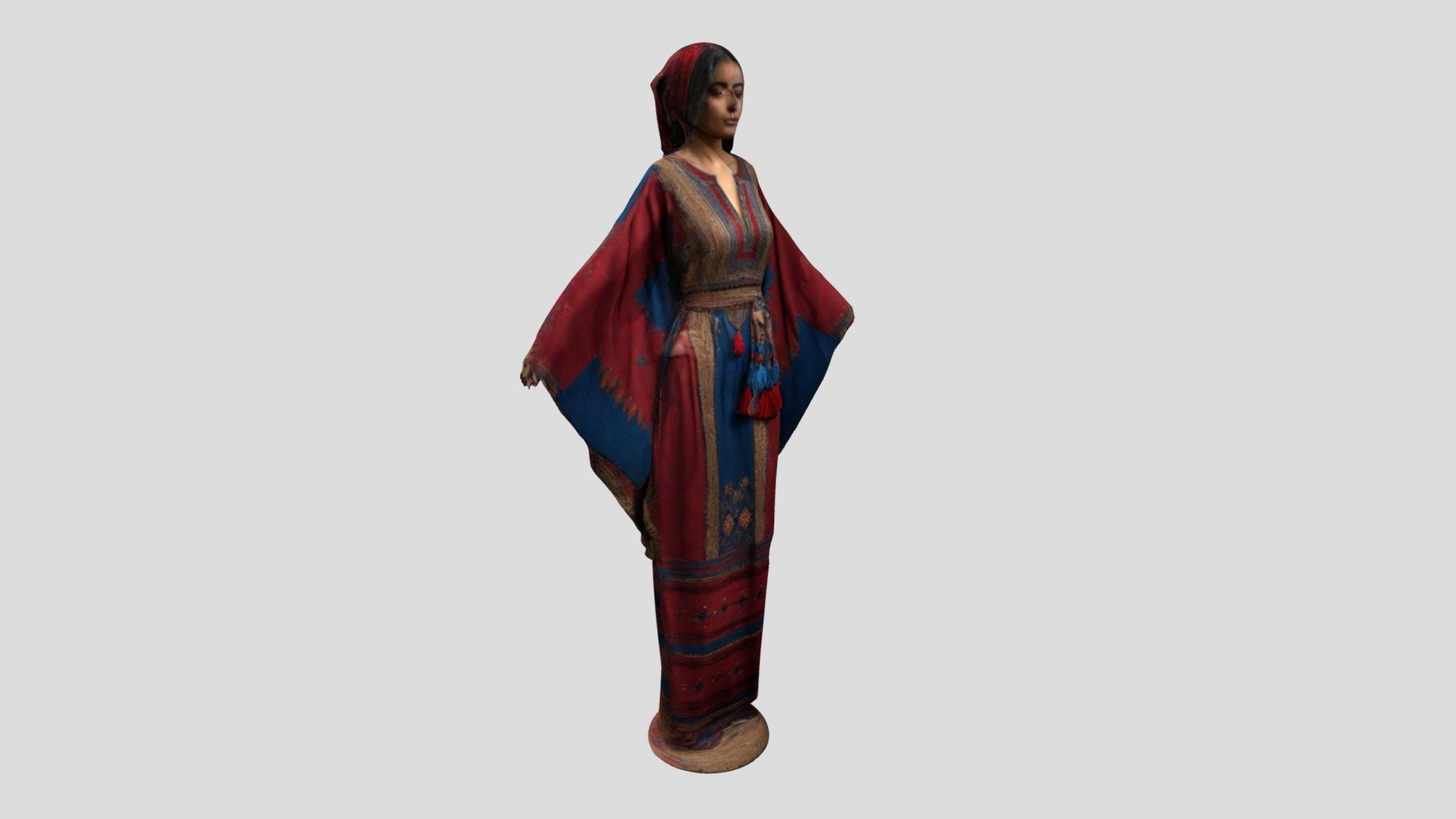 Jordanian Wedding Bedouin Dress - Download Free 3D model by Brian Trepanier (@CMBC) [aa00329 ...