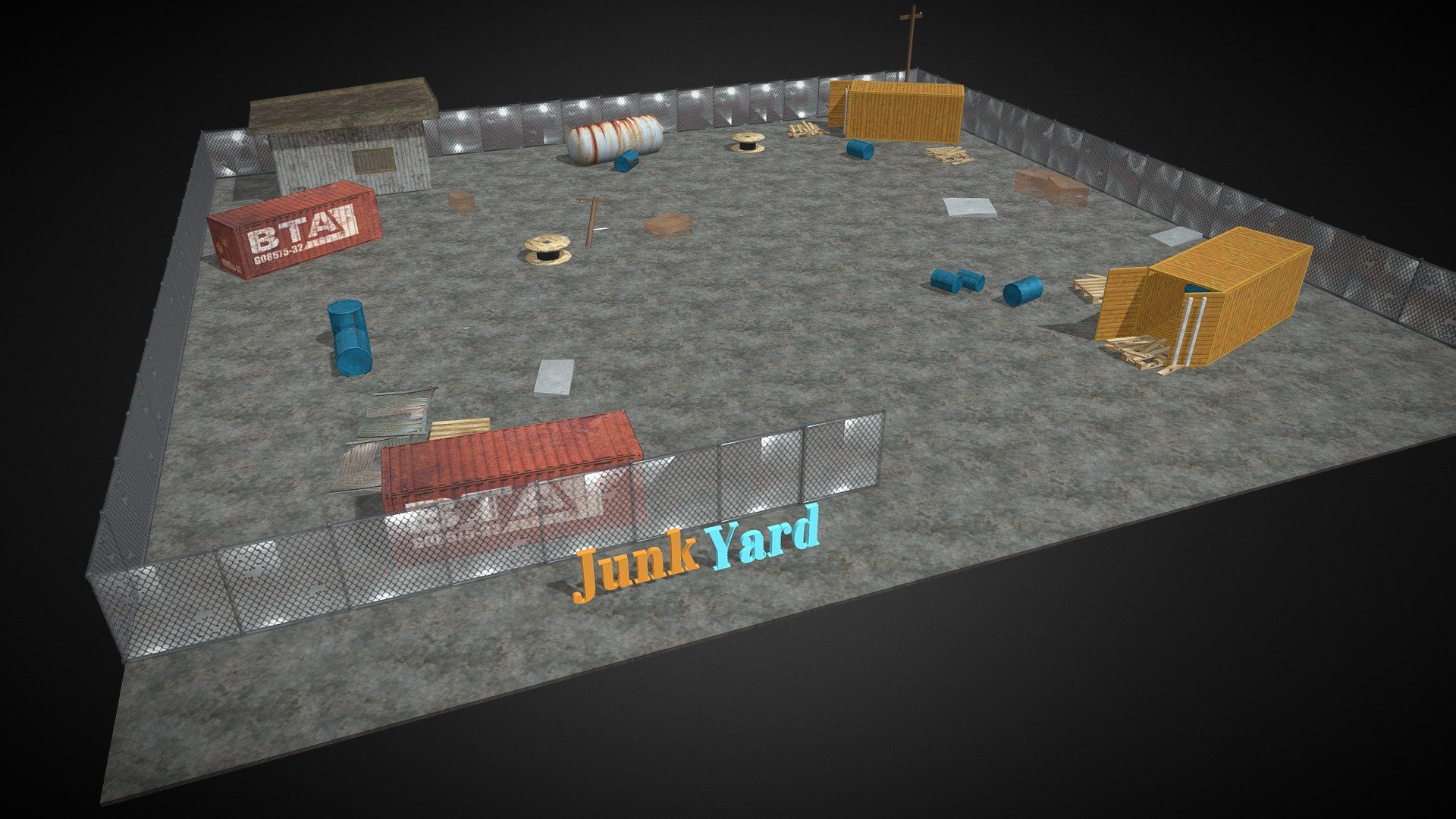 Junk Yard - 3D model by zaidi40621 (@xaidi40621) [aa00a5e] - Sketchfab