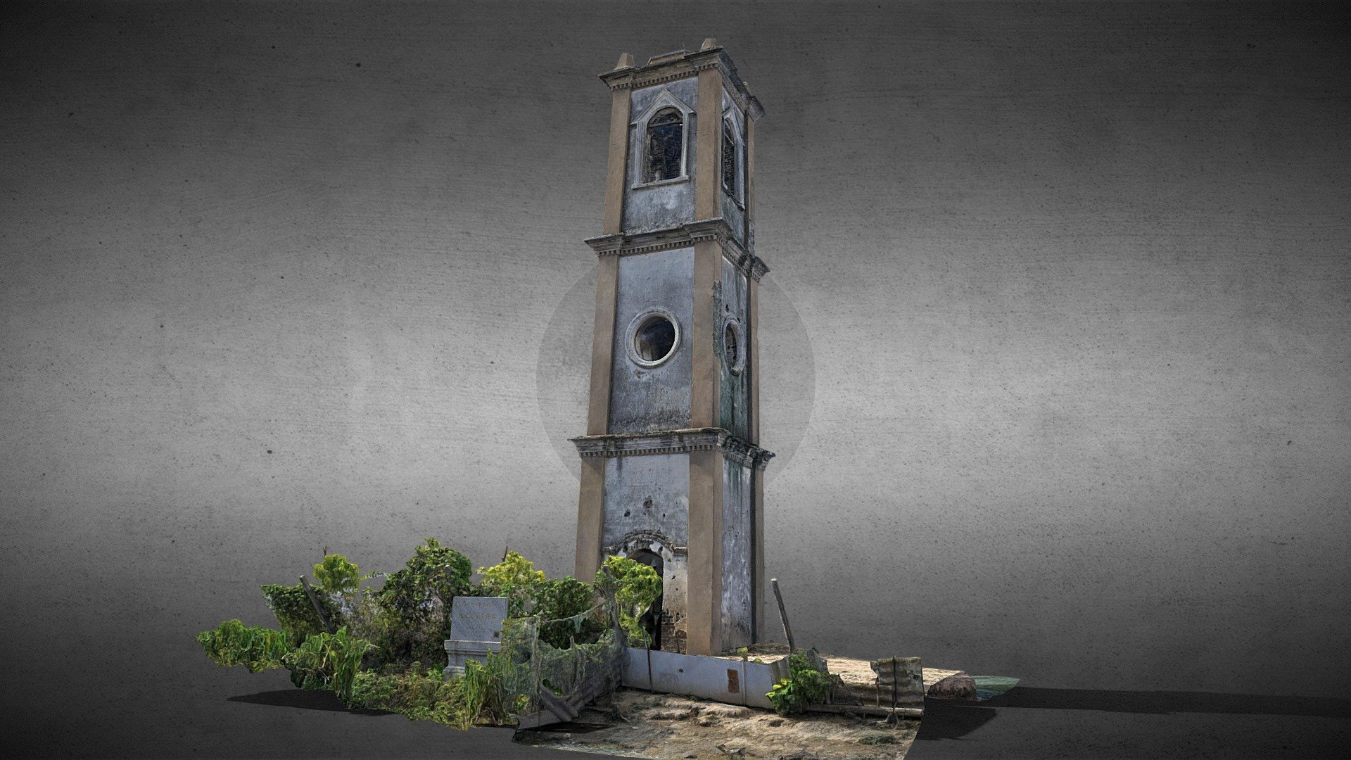 Bell Tower of Lujia Catholic Church - 3D model by Tigershill ...