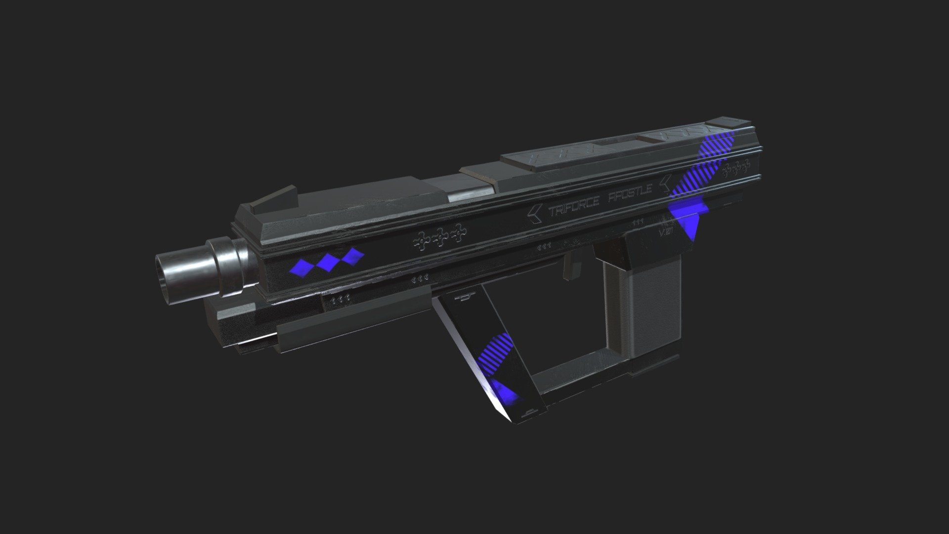 Weapon asset - 3D model by eunice-ng [aa02d64] - Sketchfab
