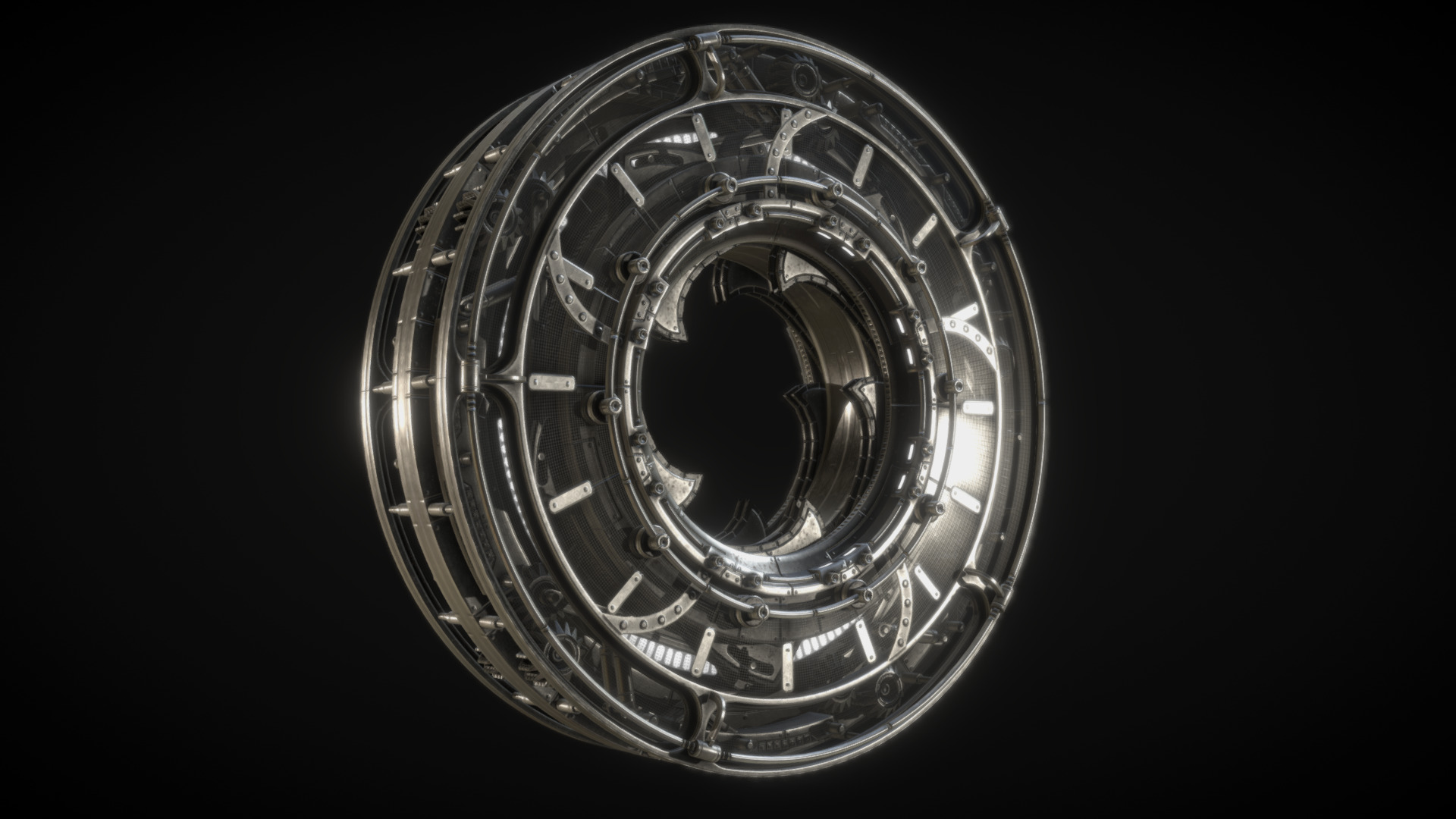 Mechanical Iris Door / Hatch - 3D model by Sami Tarvainen ...