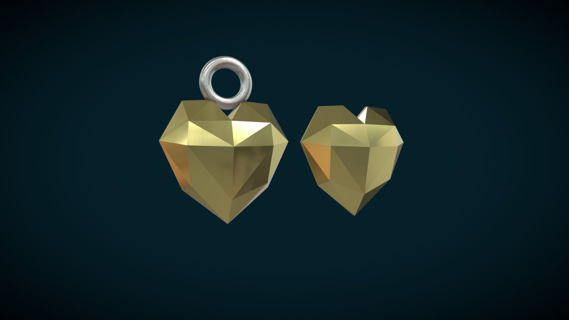 Heart Charm - 3D model by Skazok [aa04ab9] - Sketchfab