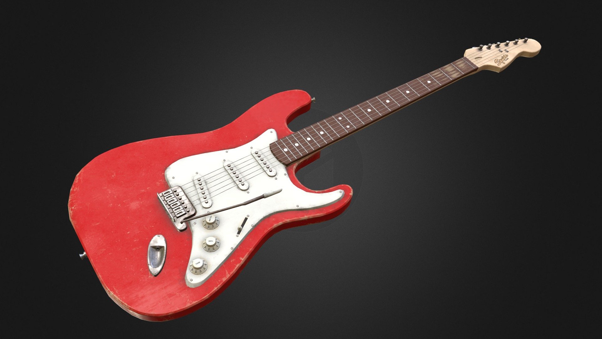 Electric Guitar - 3D model by Robert Razuri (@RobRaz) [aa04c31] - Sketchfab