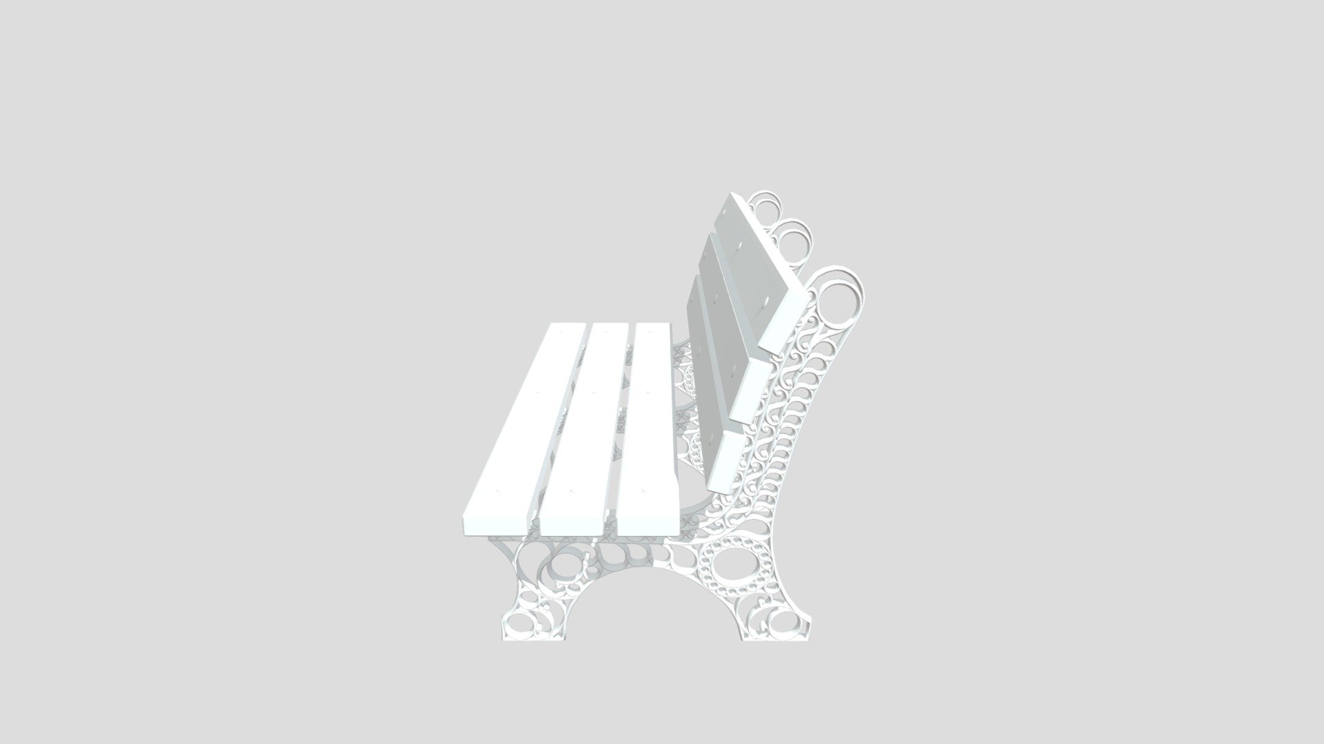 Group Project Cast Iron Bench Optimized - 3D model by jordanlevybarton ...