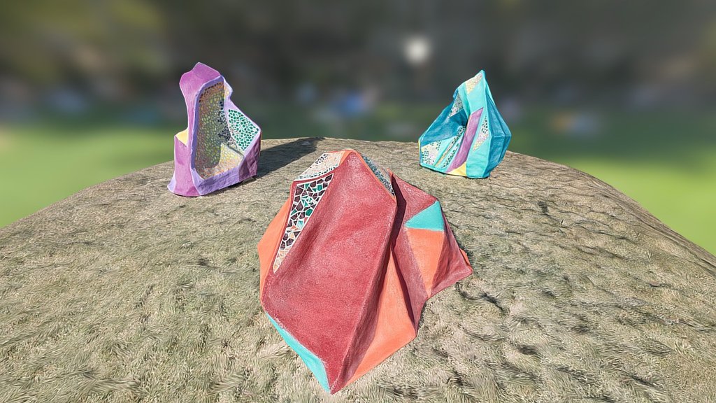 "Geodes" Art Installation - 3D model by NickNaglich [aa0808c] - Sketchfab