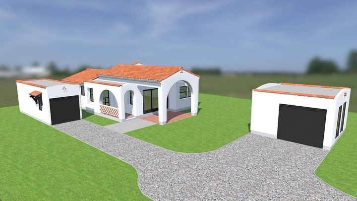 Single-storey-building 3D models - Sketchfab