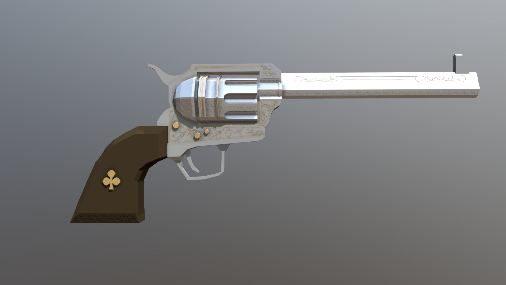 Colt Single Action Engraved - 3D model by The_Mediator (@Media342 ...