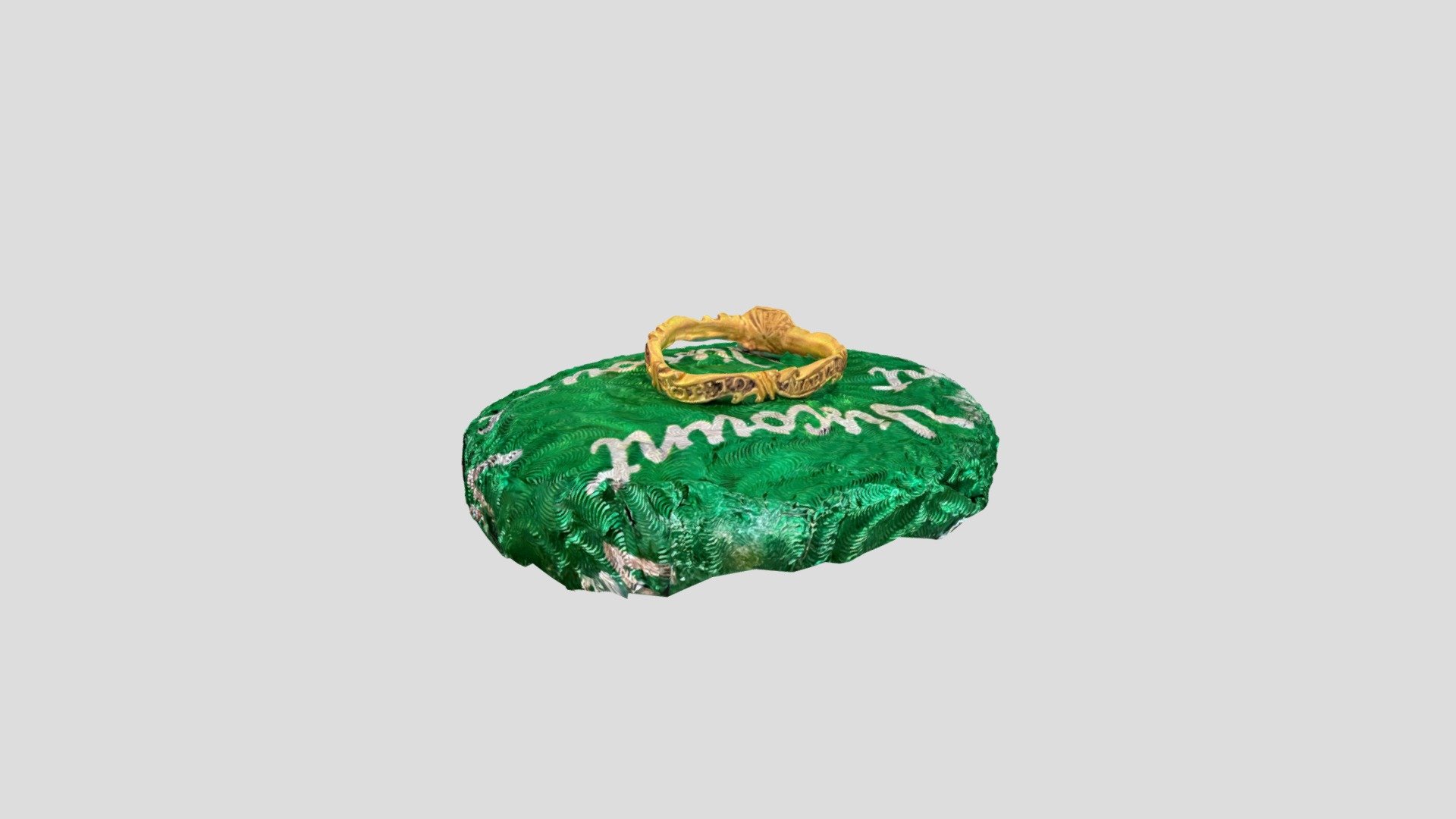 1744 Mourning ring (high processing mode) - Download Free 3D model by ...