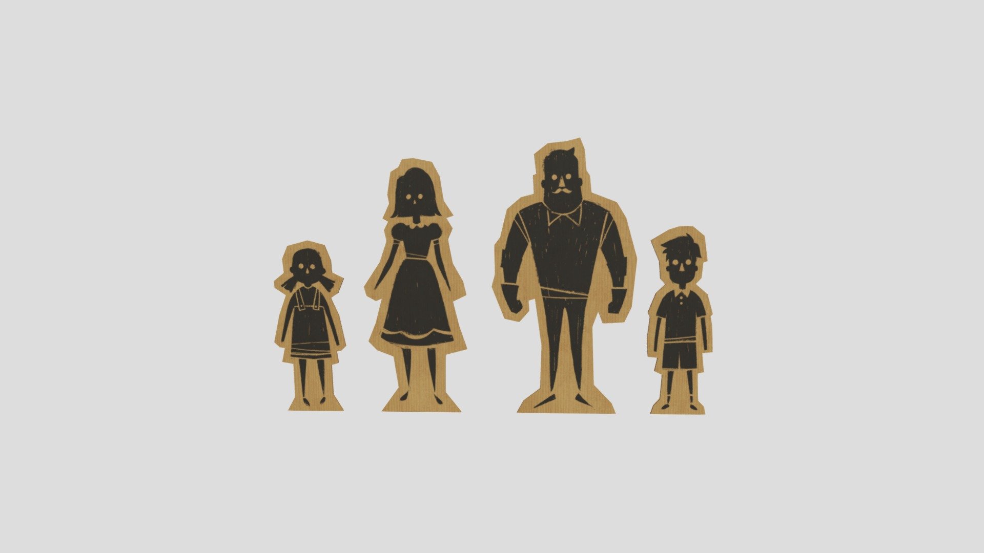 Hello Neighbor Search and Rescue Cutouts 1 - Download Free 3D model by ...