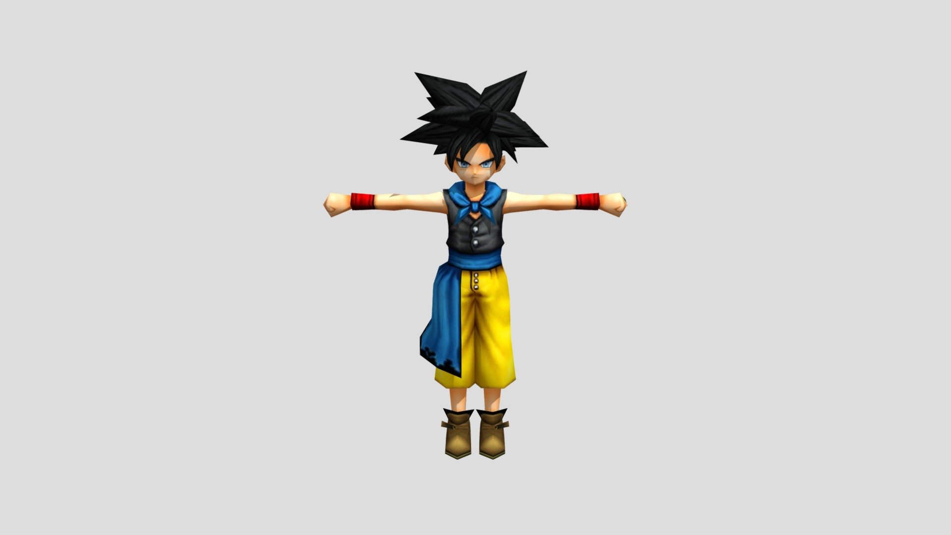 DQMJ2 Main Character 3D Model - Download Free 3D model by Zero (@rokkumanzero) [aa0cb4d] - Sketchfab