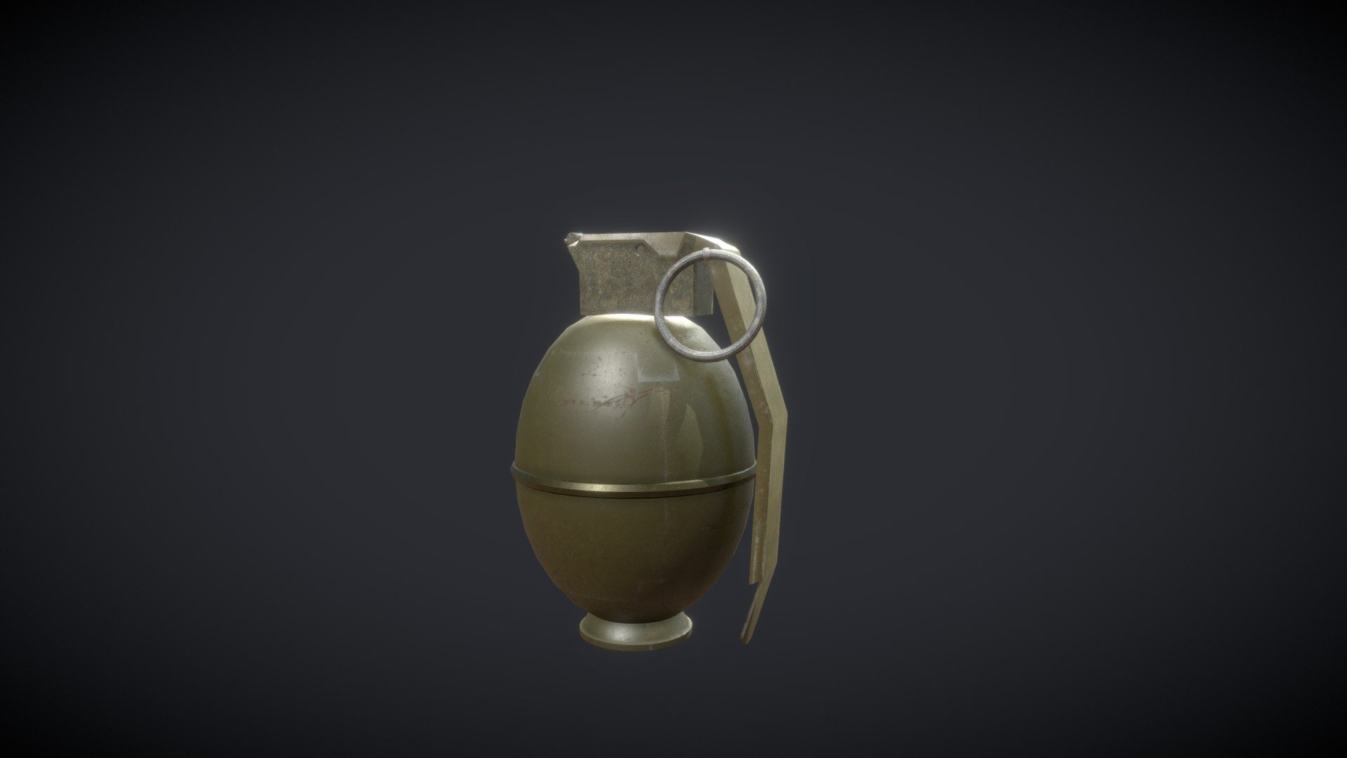 M26 Grenade (4K Textures) - 3D model by AverageMan (@QWER123468078 ...