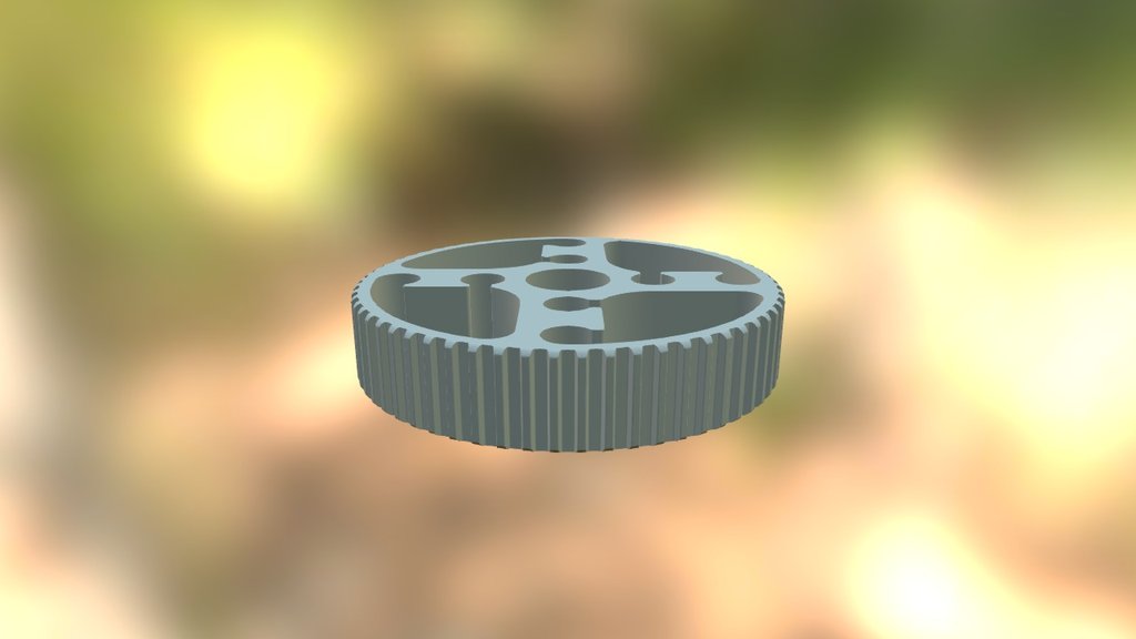 Timing Pulley 62T同步带轮 - 3D model by Makeblock [aa0f0e8] - Sketchfab