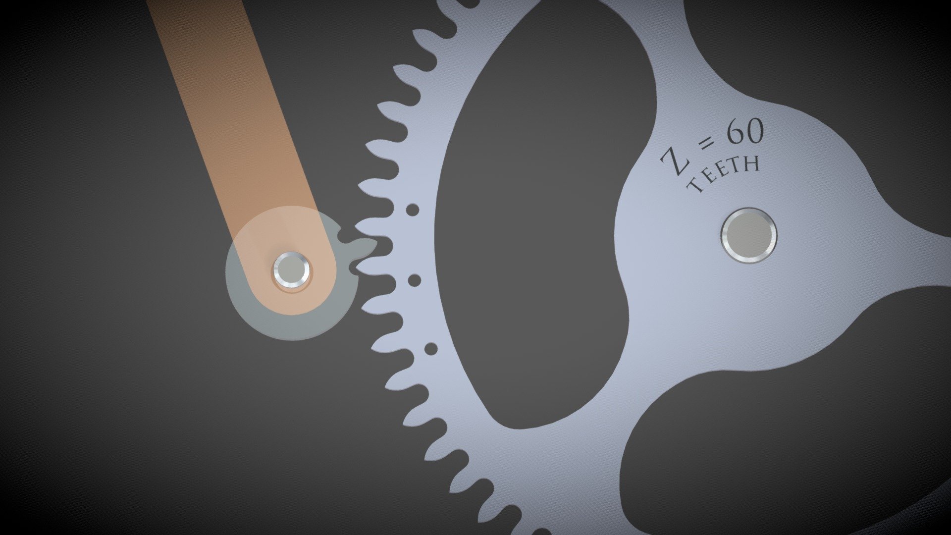 Intermittent indexing with a single-tooth wheel - 3D model by C ...