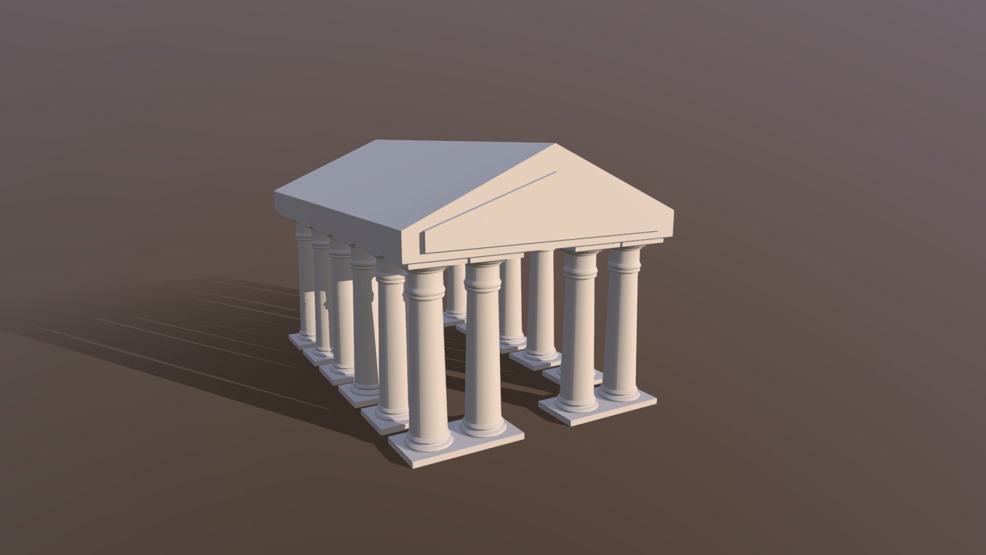 Doric Pillars Environment - Download Free 3D model by samfaber3d ...