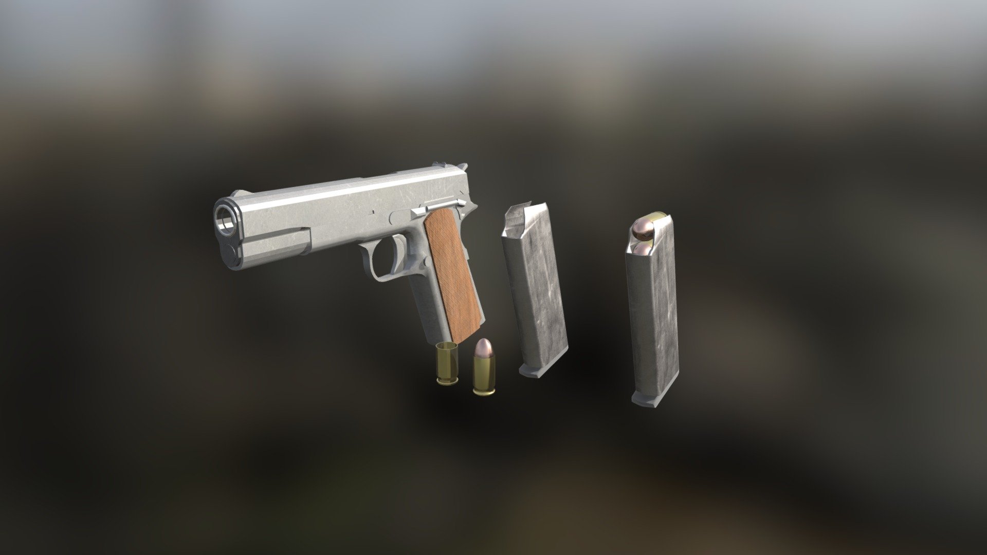 M1911 Pistol - 3D model by Spicy_EJ [aa10d4b] - Sketchfab