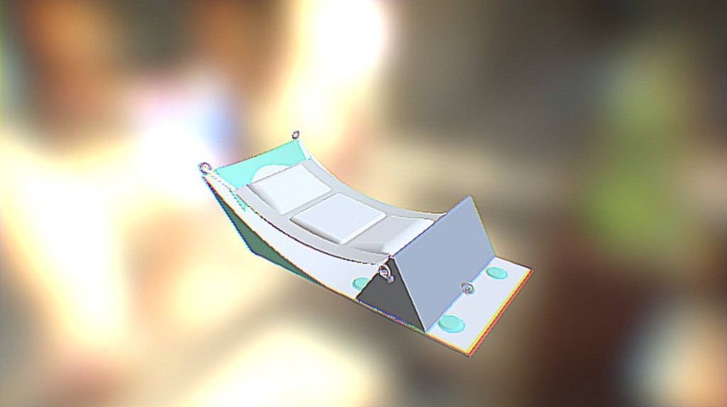 Baby Bath Wedge w/Infant sling - 3D model by kitt3n [aa11551] - Sketchfab