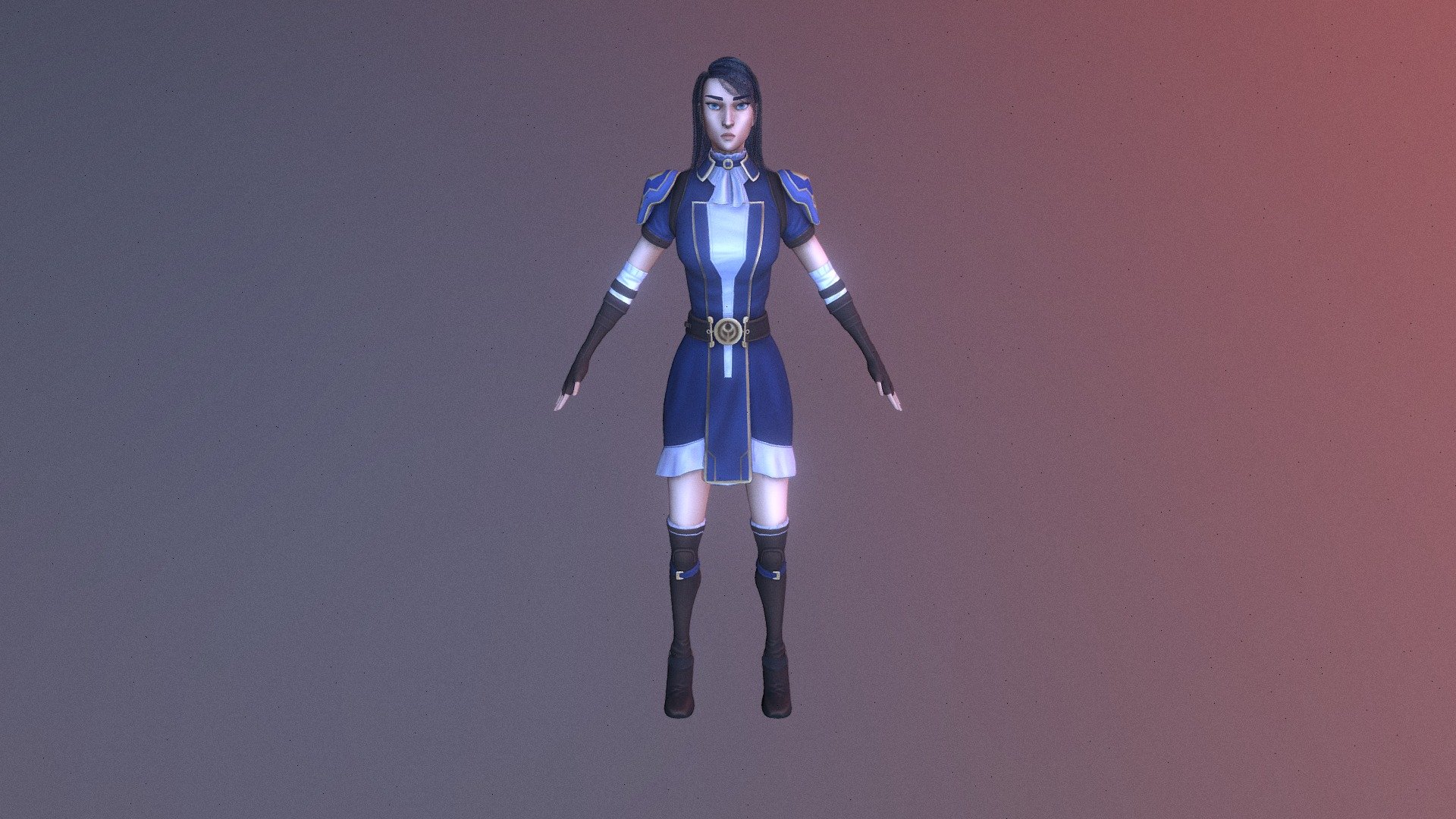 Caitlyn from Arcane - 3D model by Nick Tsybis (@hungrydinosauromnom ...