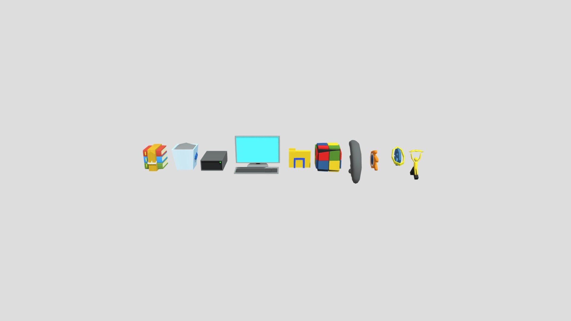 Icons from your desktop - Download Free 3D model by Tomasz P (@jezusek ...