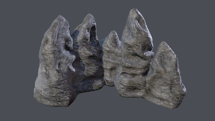 Jagged 3D models - Sketchfab