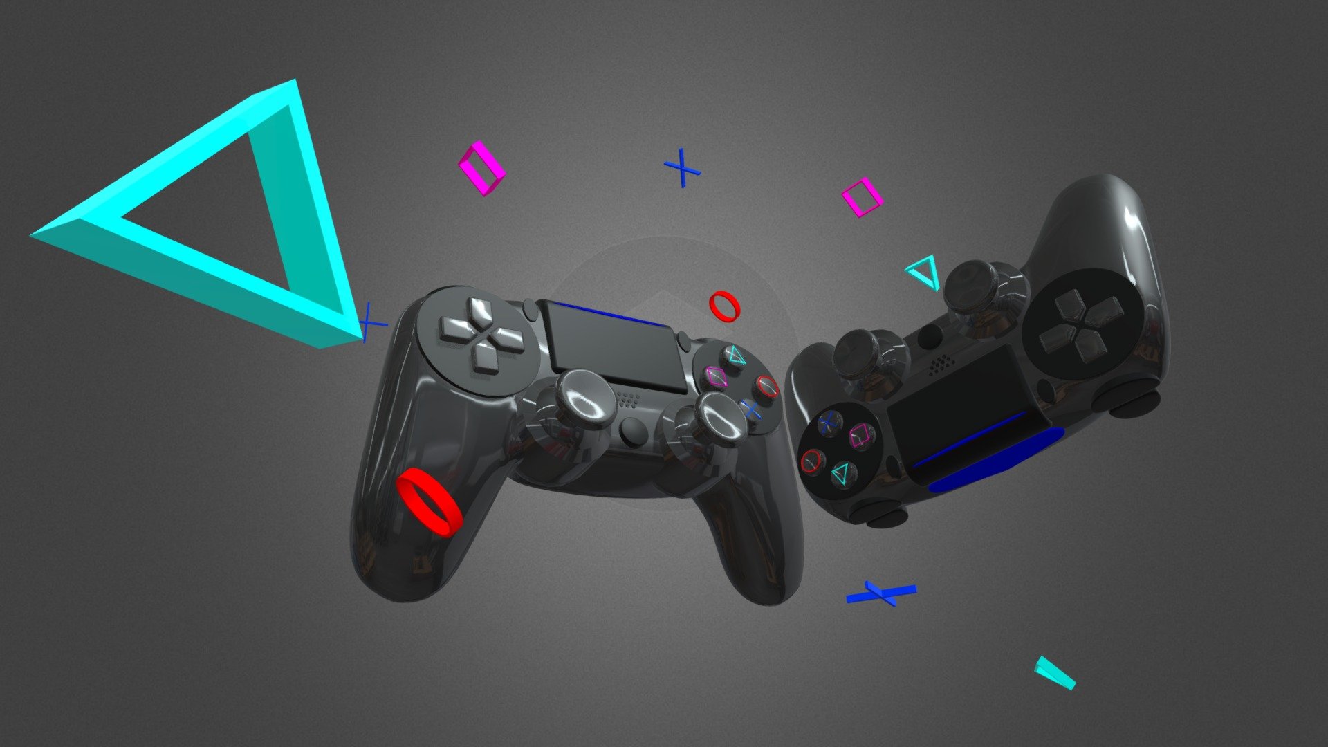 Gamepad - 3D model by AndyMarsian [aa14309] - Sketchfab