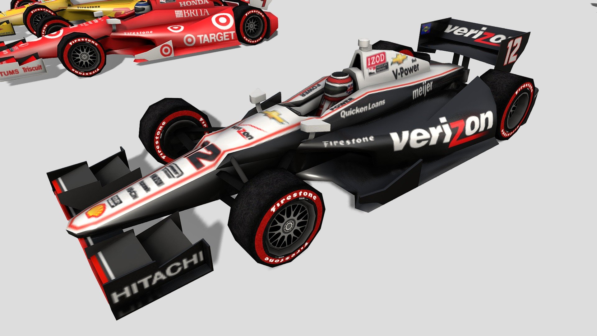 Game Ready Low Poly Indycar - Buy Royalty Free 3D model by Lugnut ...