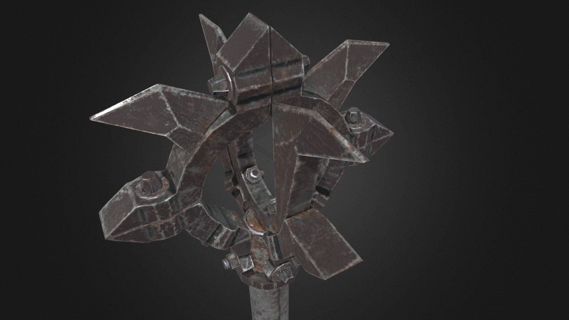 Medieval Weapon - Mace - 3D model by Pramod U (@pramod-umanath ...
