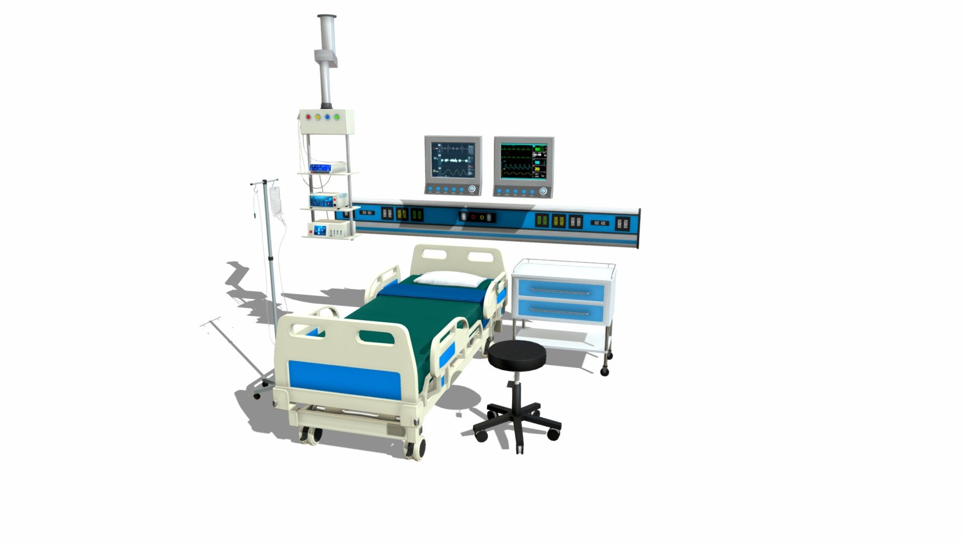 Hospital Assets - Buy Royalty Free 3D model by BrightVisionGame ...