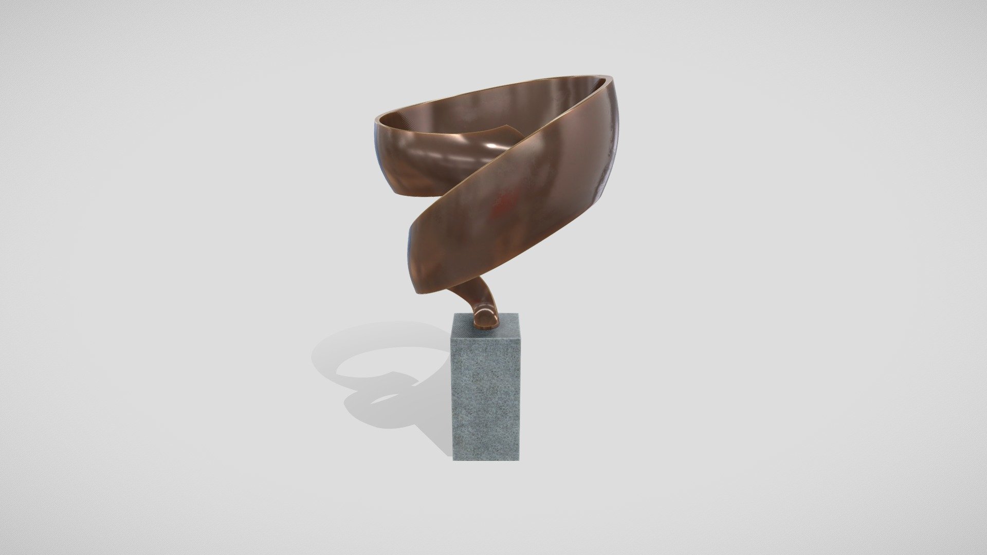 Modern Abstract Bronze Art Sculpture 29 - 3D model by gogoskilla ...