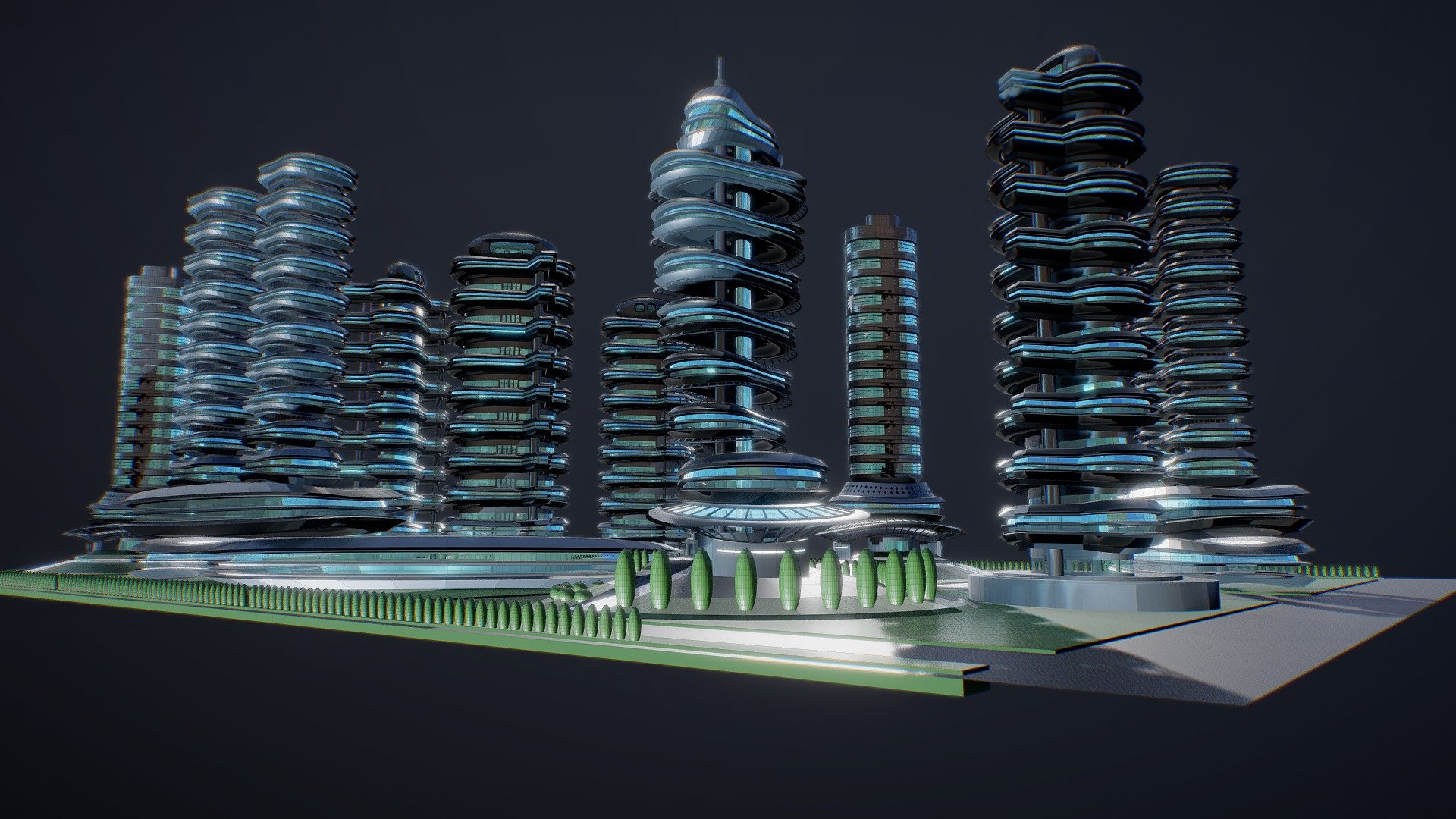 modern building concepts - Download Free 3D model by VertaScan [aa19823 ...