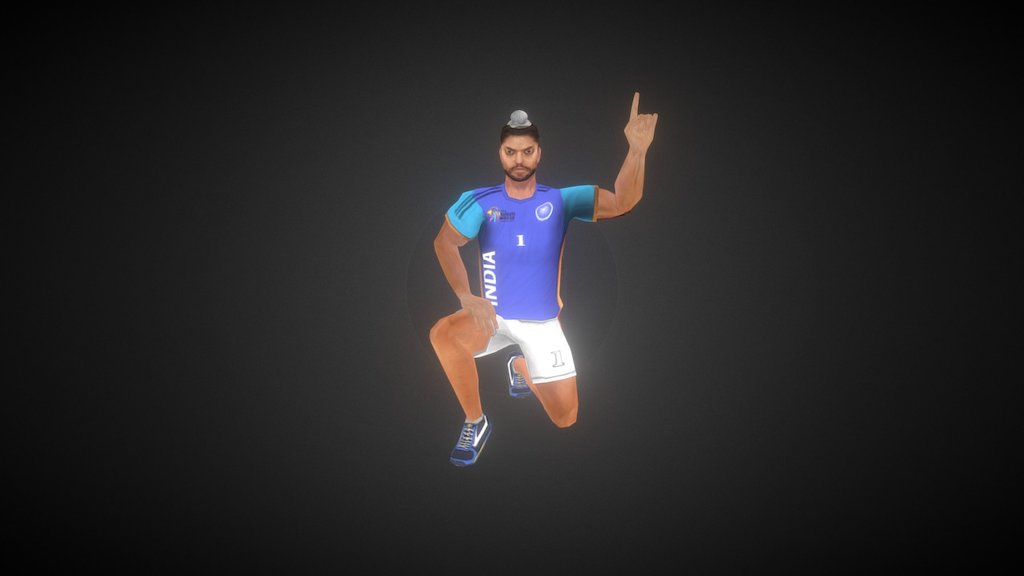 Sikh Character - 3D model by prafullabadgujar [aa19ccc] - Sketchfab