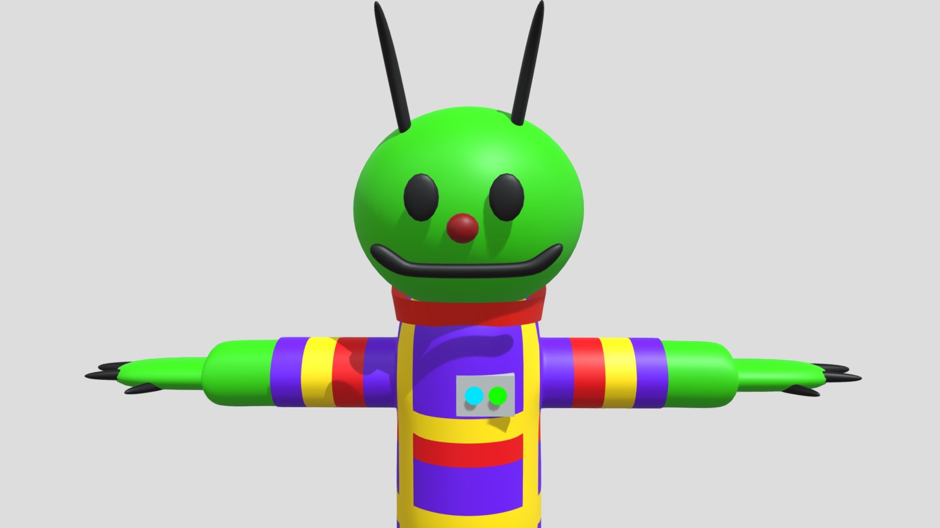 Allen the Alien - 3D model by TheEpicFoxy1 [aa1a7d8] - Sketchfab