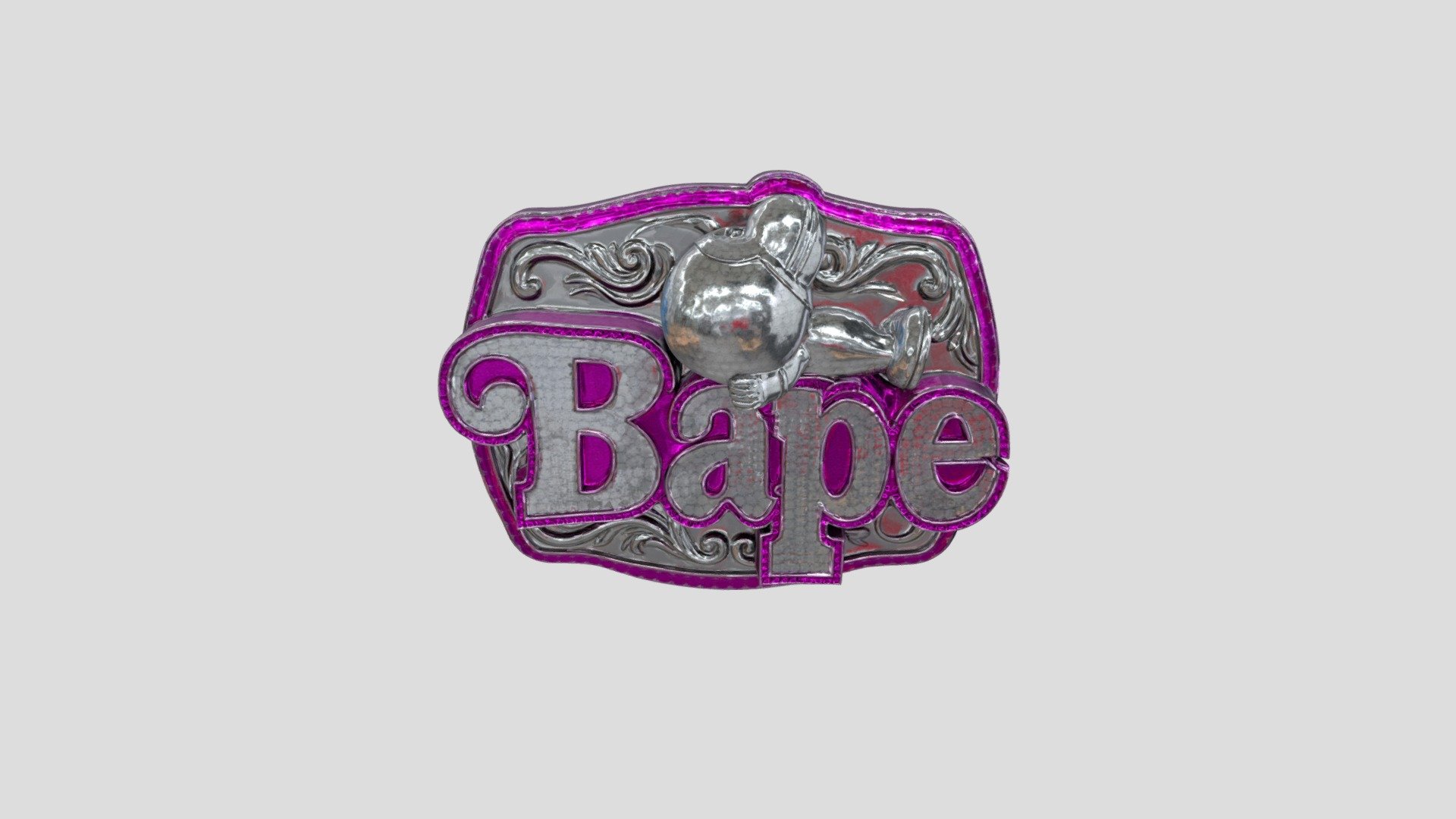 diamond bape buckle - Download Free 3D model by Archive (@4rchive ...