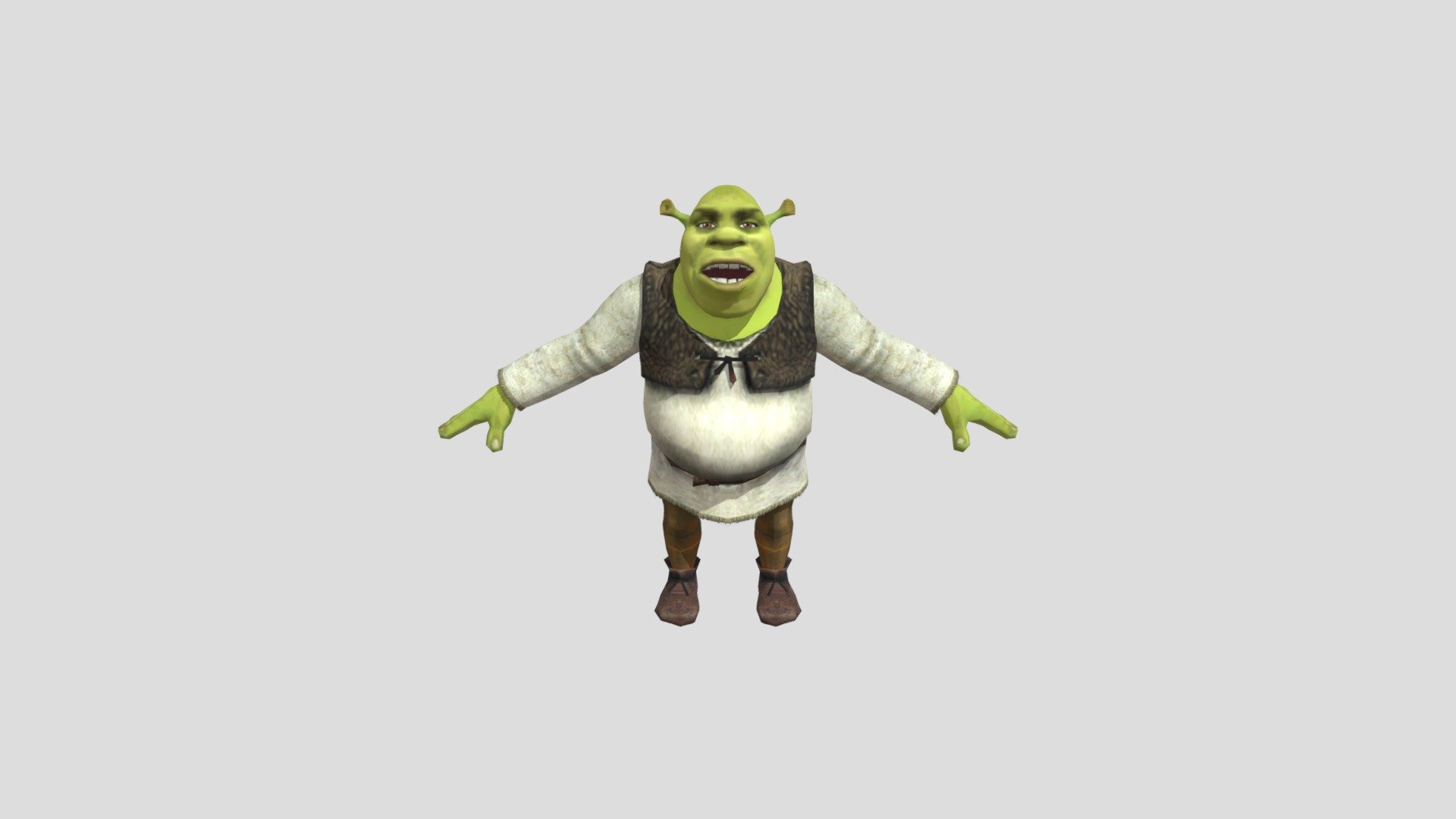 PC Computer - Shrek Super Slam - Shrek - Download Free 3D model by ...