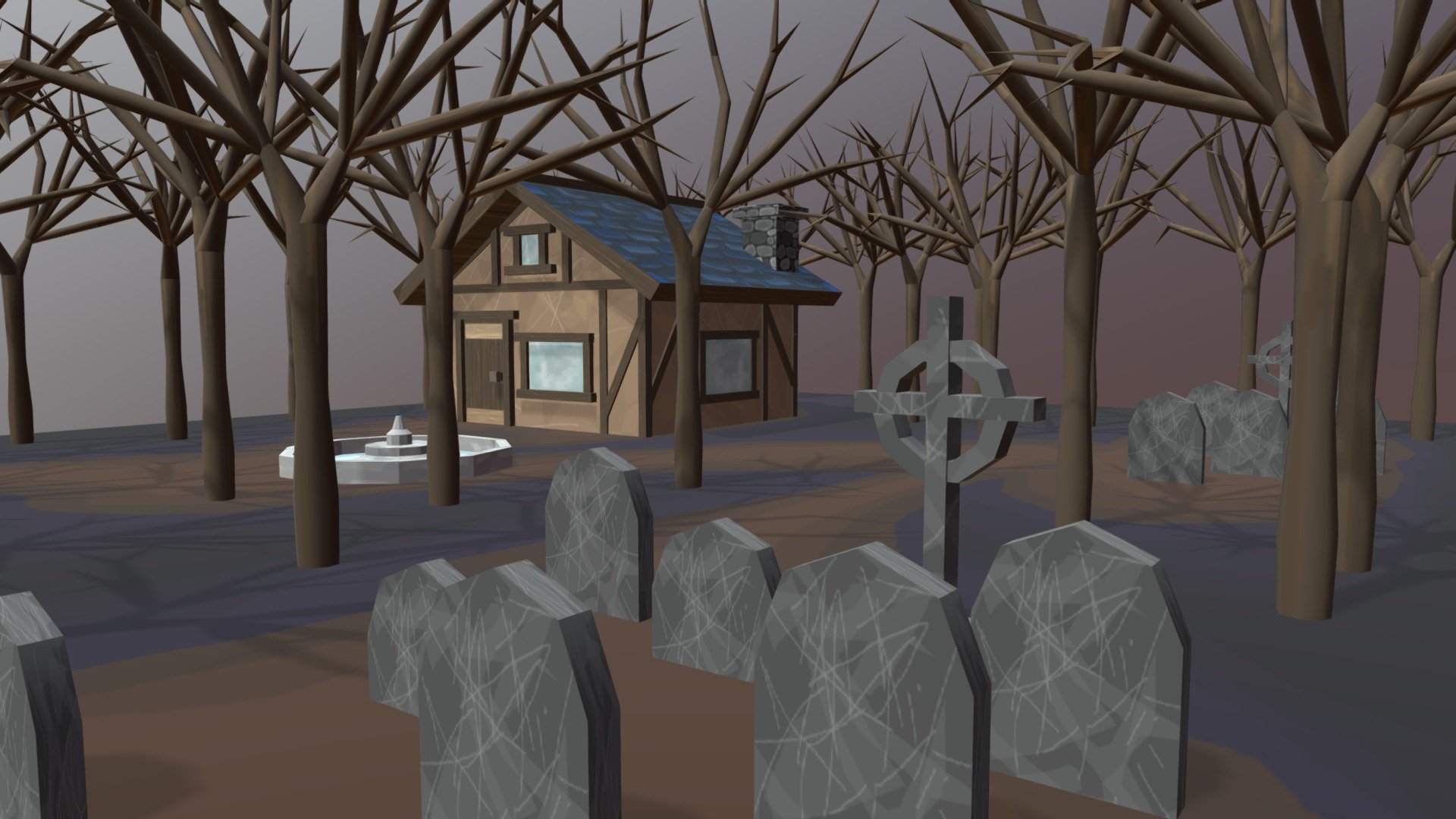 Graveyard House - Buy Royalty Free 3D model by Ghan (@genghisghan ...