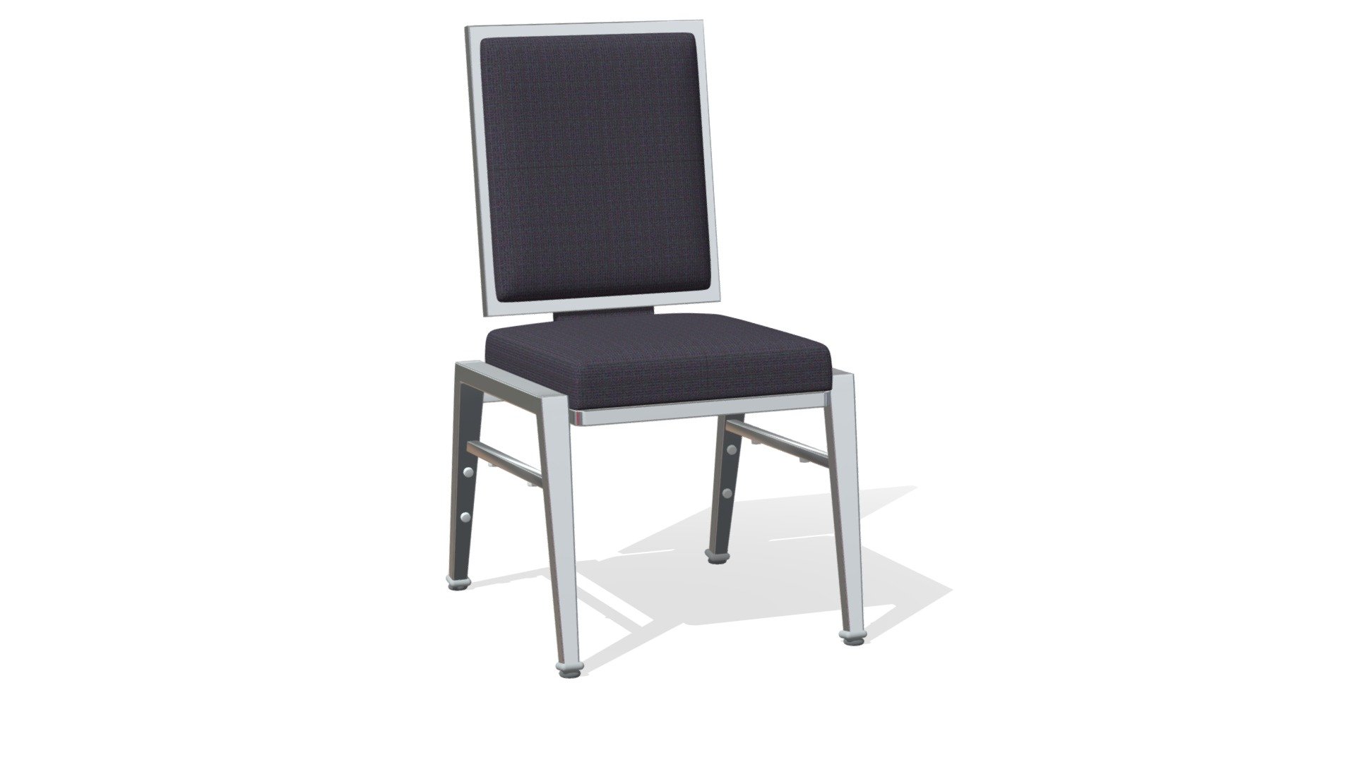 Ramler CR-007 Chair - Aluminum + Aubergine - 3D model by skingsford ...