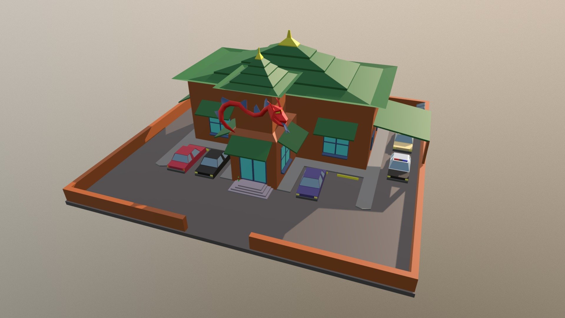 Asian Fast Food - Download Free 3D model by Romain PERRONE (@ob1style ...