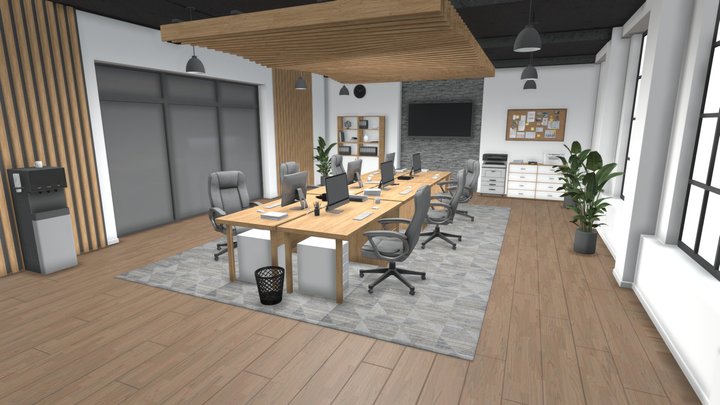 Office 3D models - Sketchfab