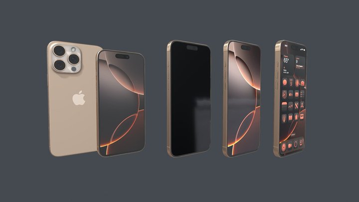Iphone-16-pro-max 3D models - Sketchfab